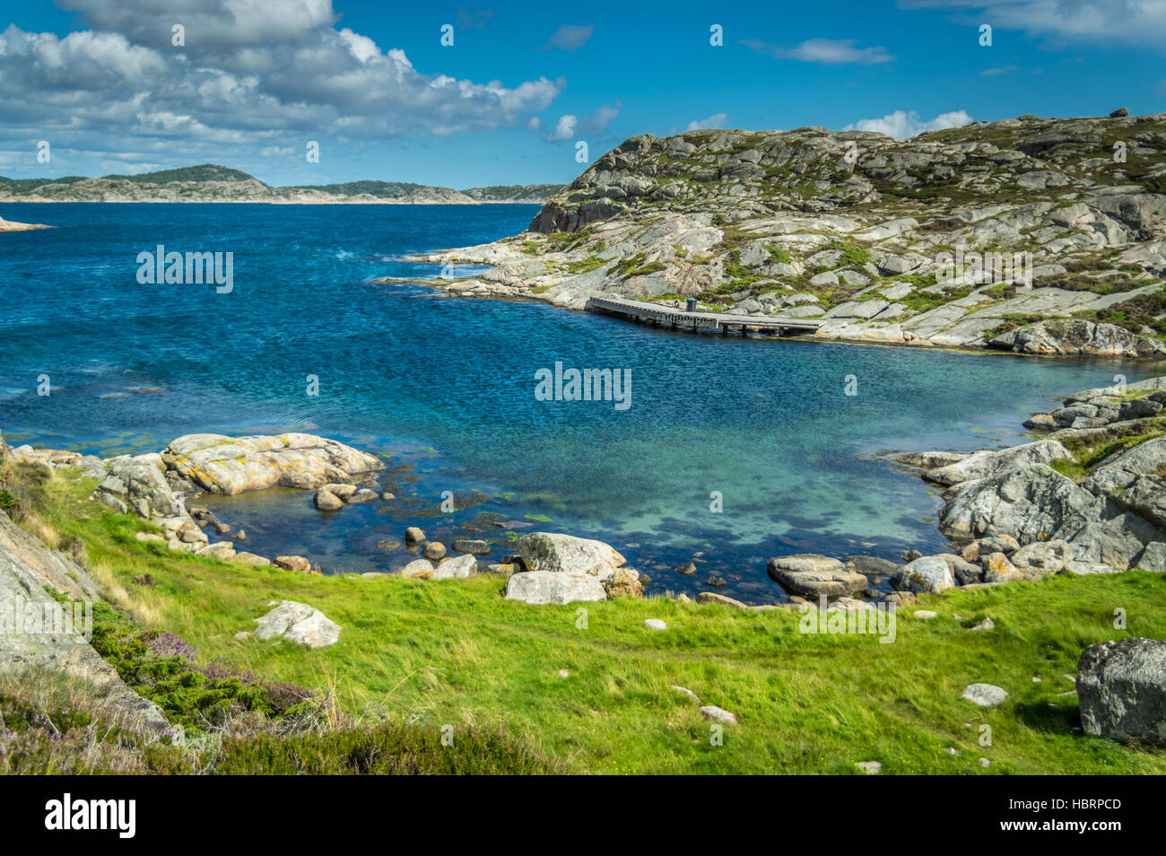 The Norwegian south coast Stock Photo - Alamy