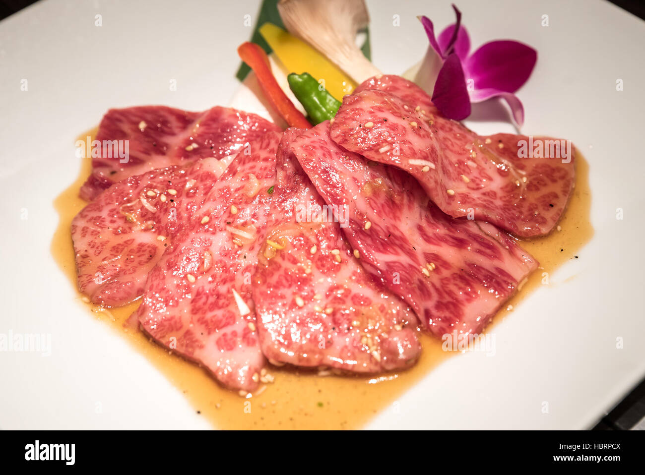 wagyu beef rib Stock Photo - Alamy