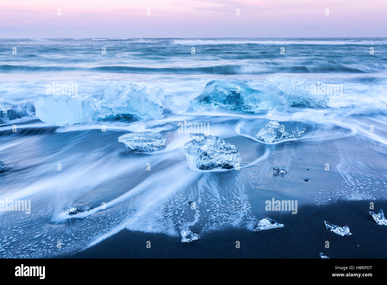 Iceberg beach Iceland Stock Photo - Alamy