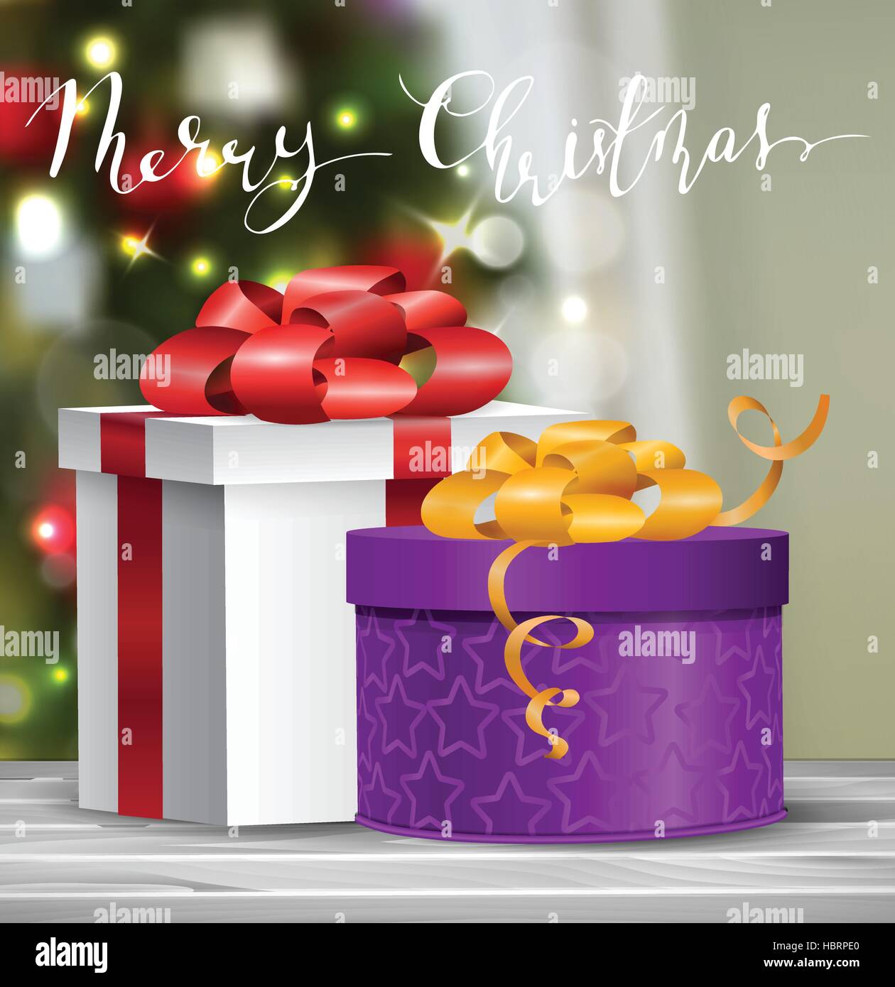 Christmas ball on silver Stock Vector Images - Alamy