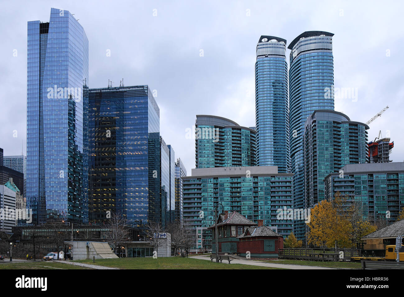 A View of Toronto city core Stock Photo - Alamy
