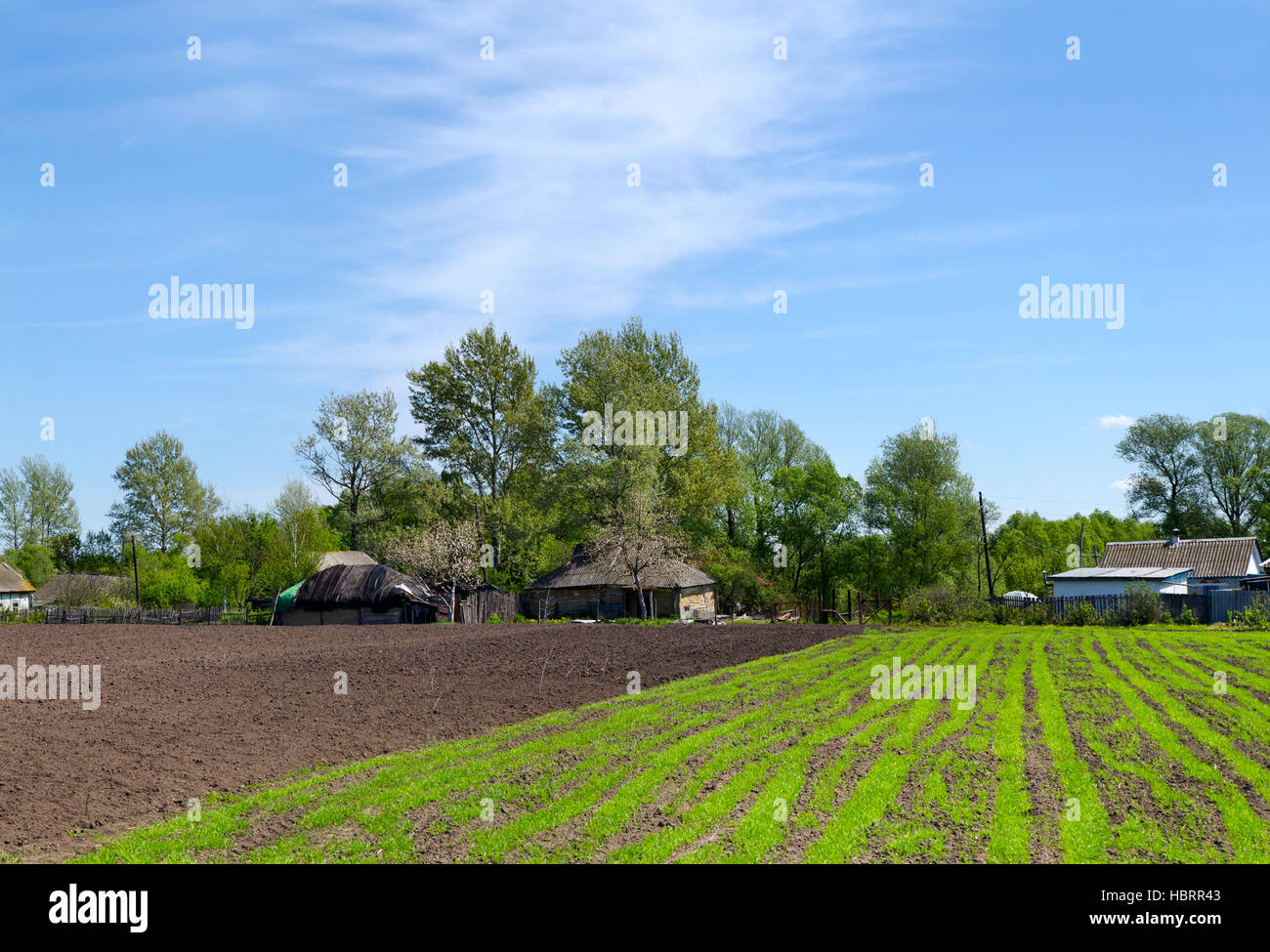 Rural landscape on spring hi-res stock photography and images - Alamy