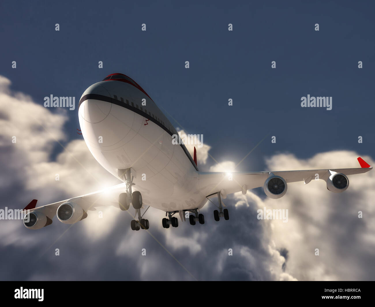 Airplane taking off Stock Photo - Alamy