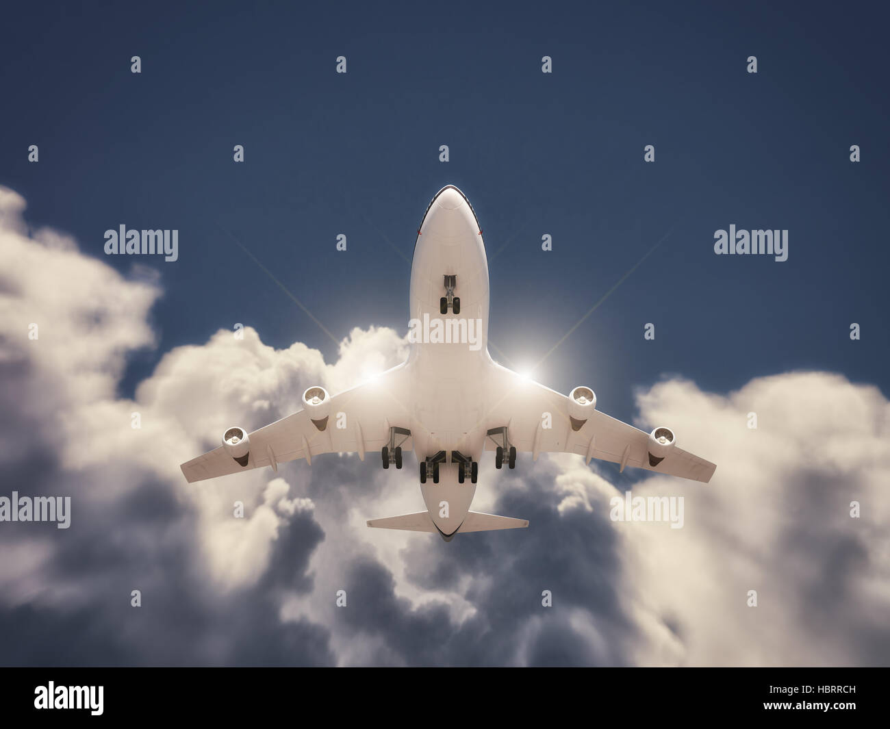 Airplane taking off Stock Photo - Alamy
