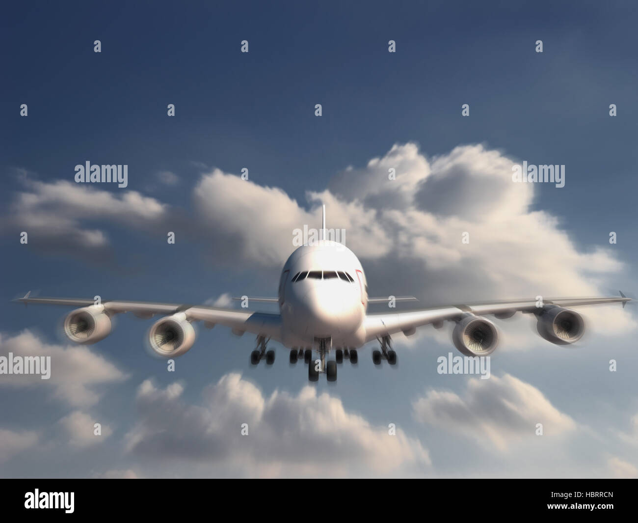 Airbus jumbo jet hi-res stock photography and images - Alamy