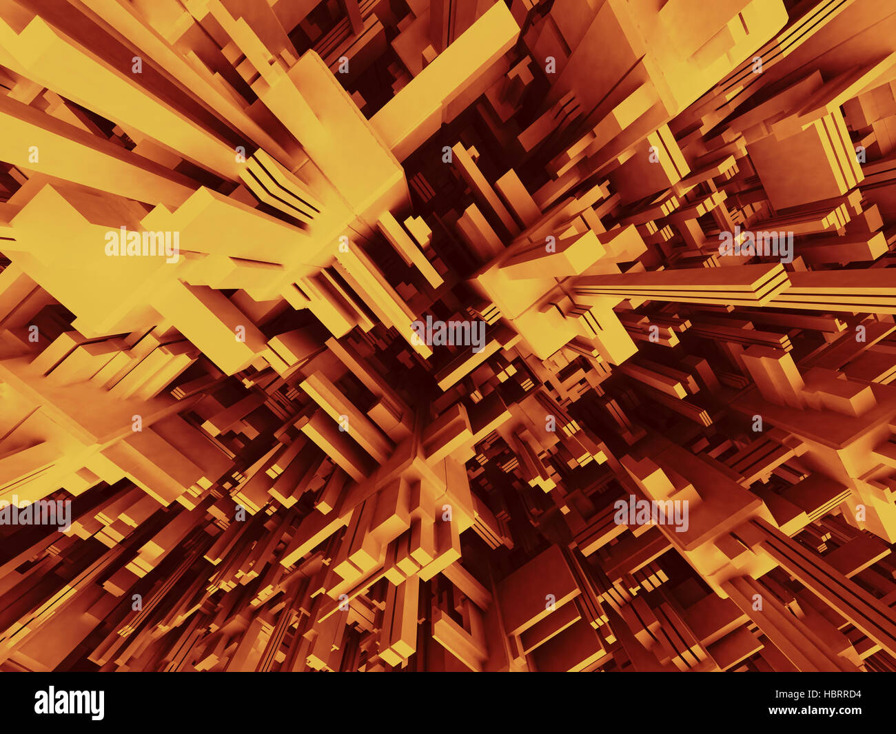 3D Modern abstract Structure Stock Photo - Alamy