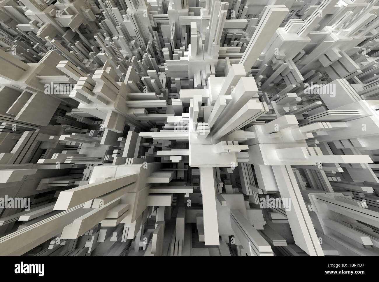 3d Abstract Modern Structure Stock Photo - Alamy