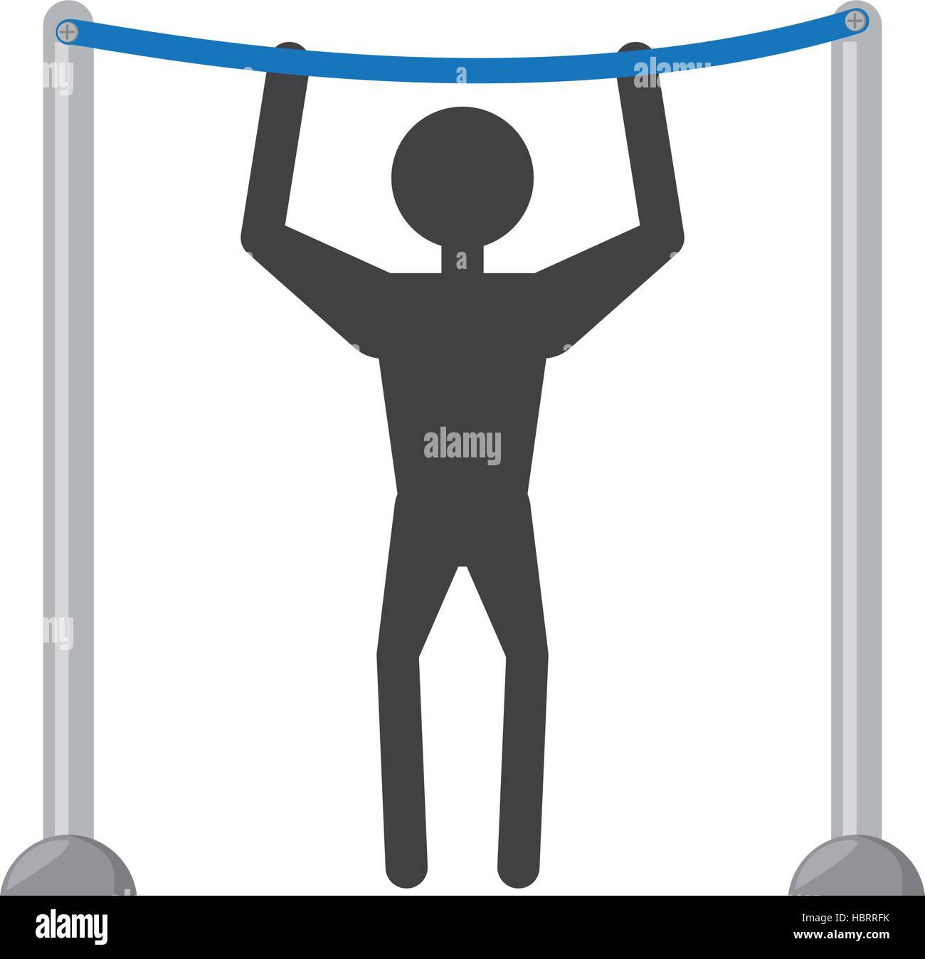 Black man strong arms Stock Vector Images - Alamy