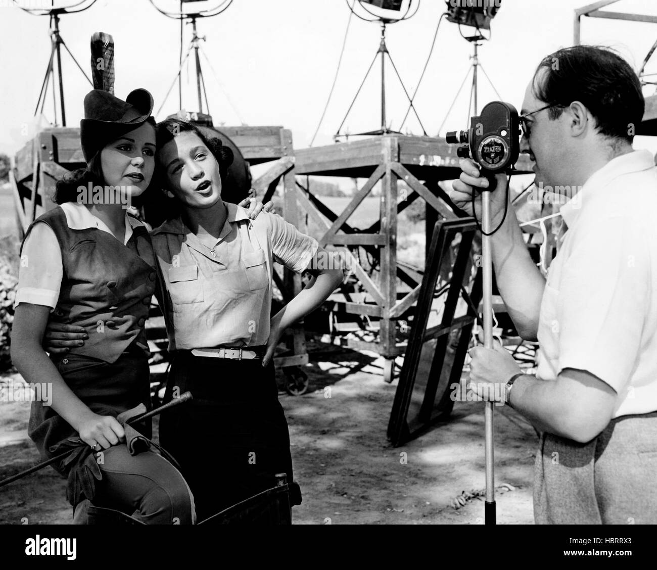 FIRST LOVE, from left: Helen Parrish, visitor Leatrice Joy Gilbert ...