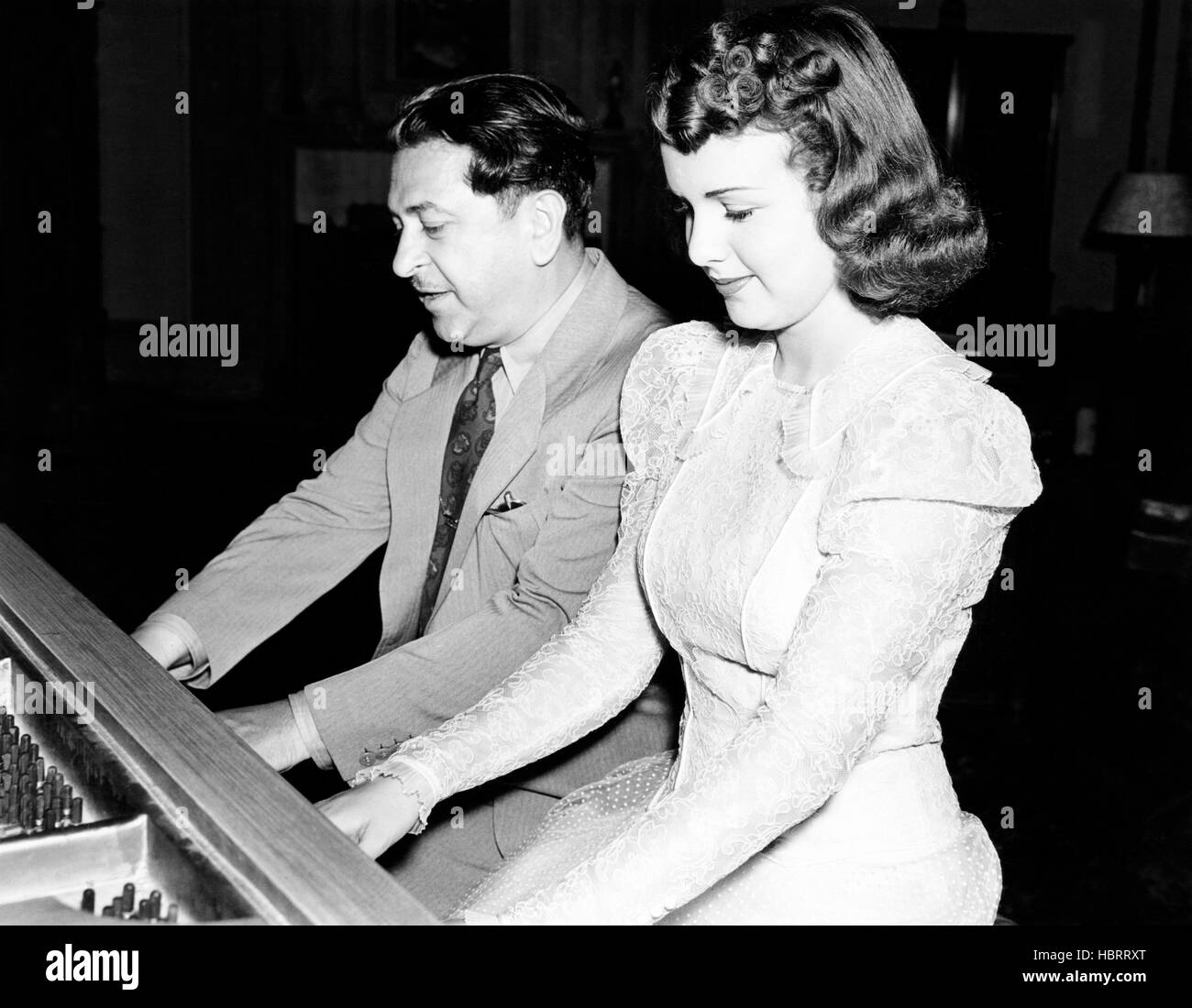 FIRST LOVE, from left; Universal musical director Charles Previn ...
