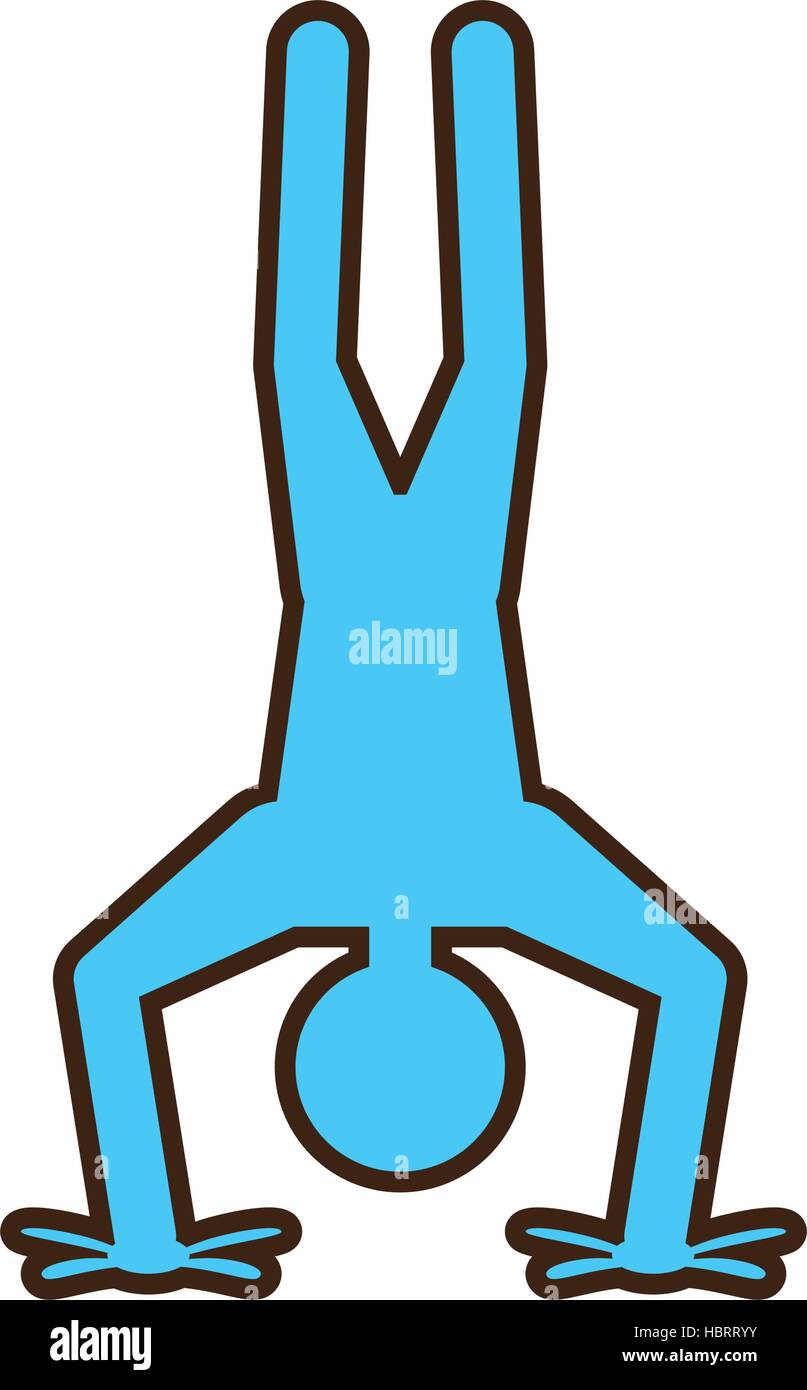 Handstand Stock Vector Images - Alamy