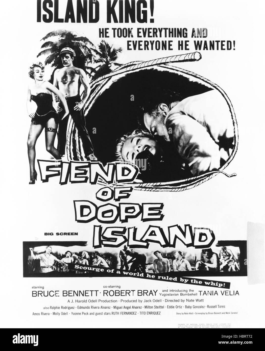 FIEND OF DOPE ISLAND, US poster, 1961 Stock Photo - Alamy
