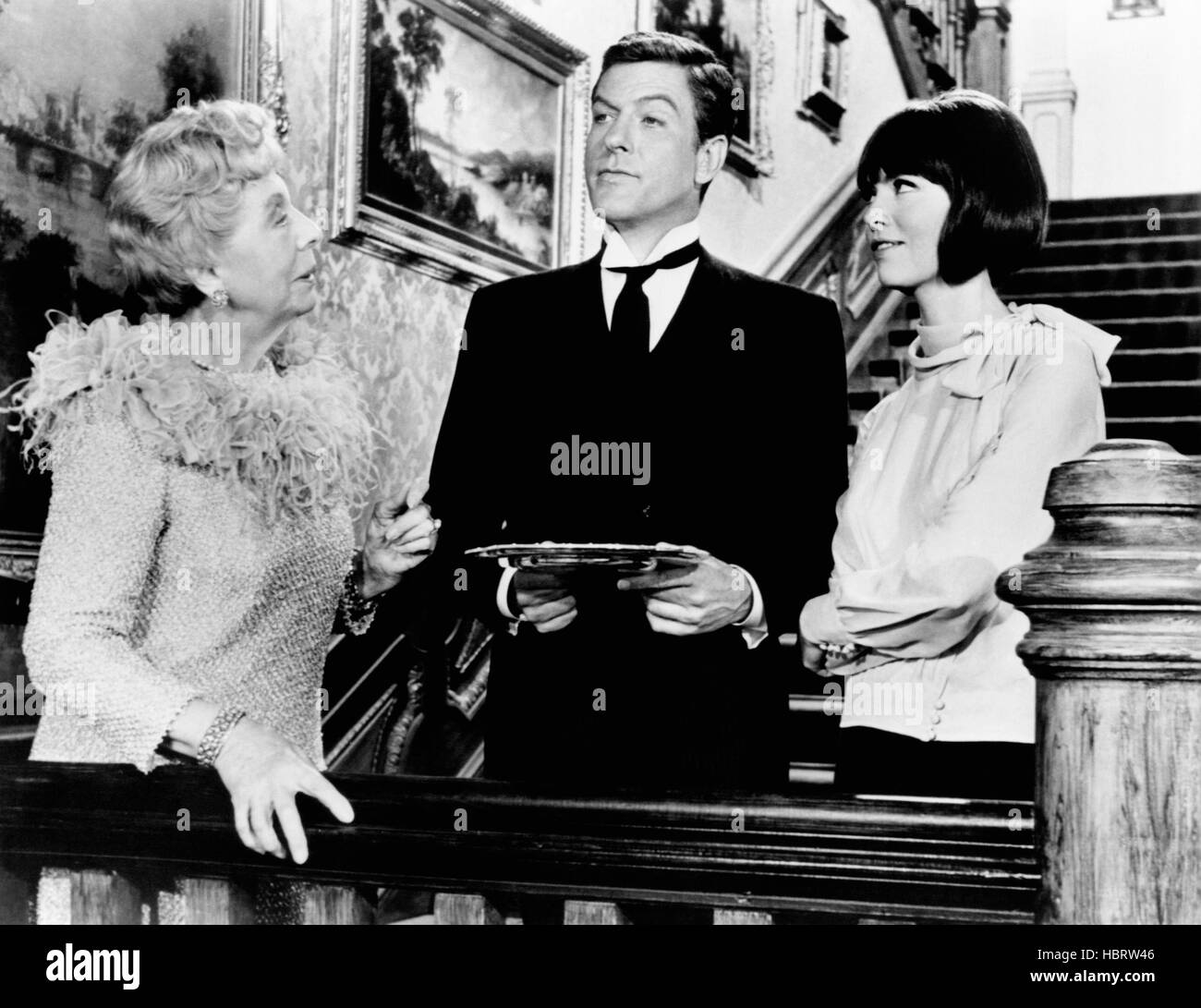 FITZWILLY, from left, Edith Evans, Dick Van Dyke, Barbara Feldon, 1967 ...