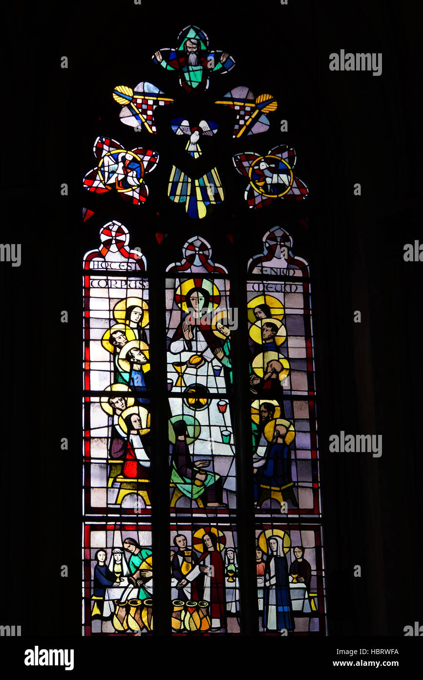 monastery basilica St. Martin Stock Photo - Alamy