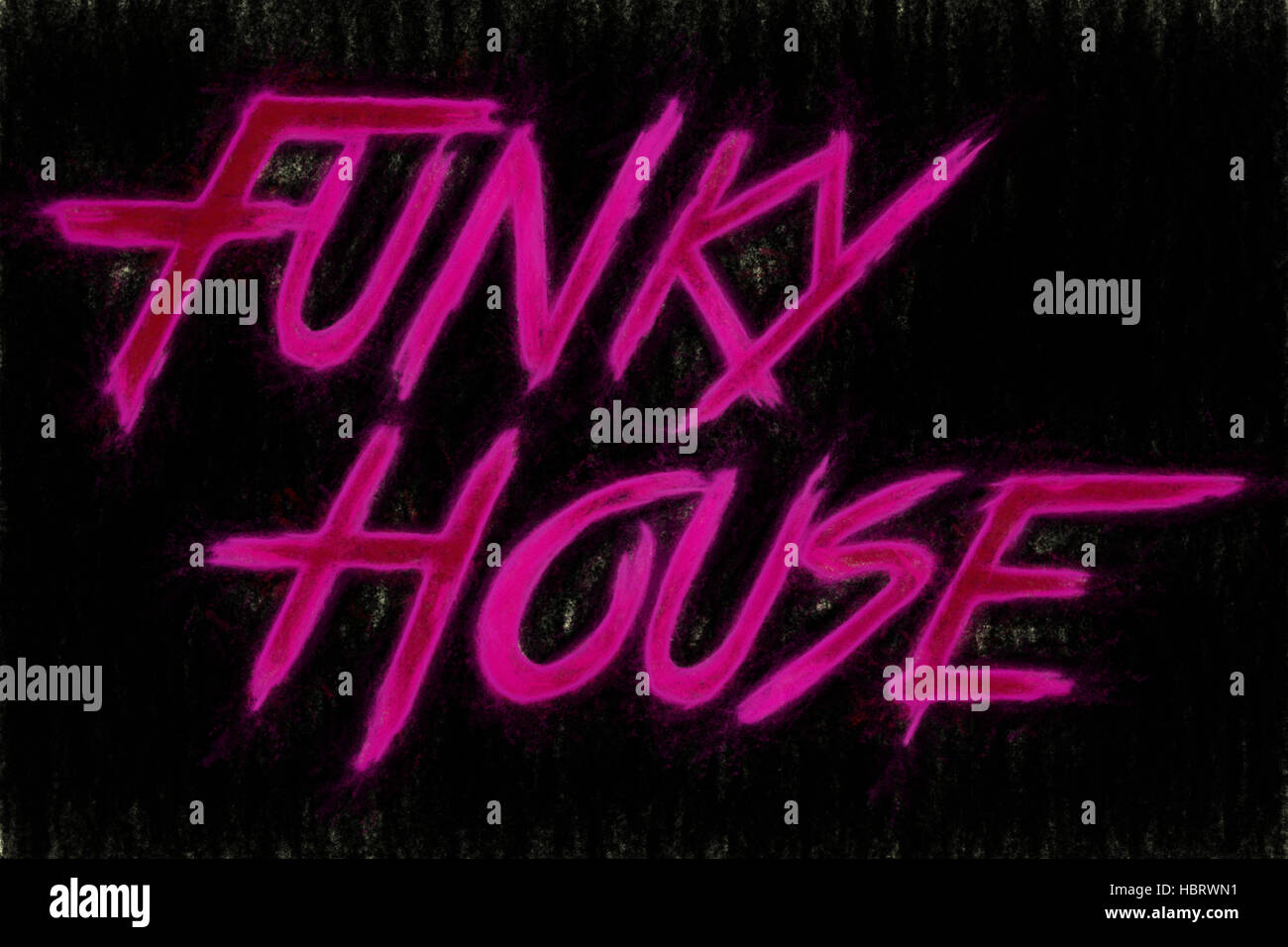 Funky font hi-res stock photography and images - Alamy