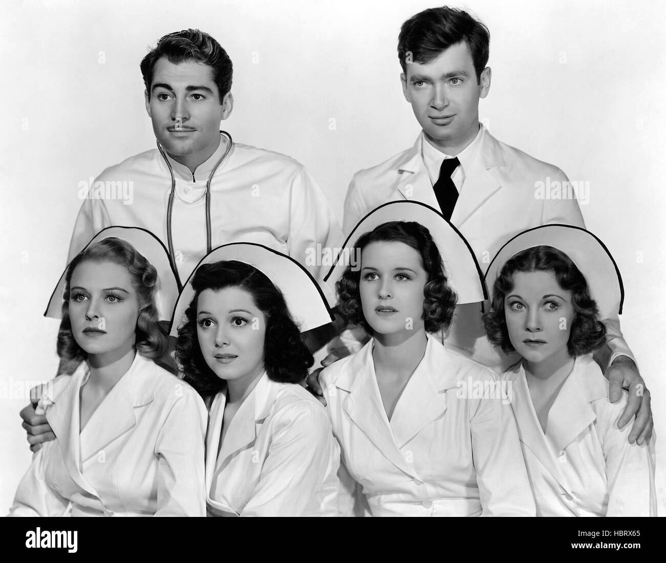 FOUR GIRLS IN WHITE, (front row) Florence Rice, Ann Rutherford, Mary ...