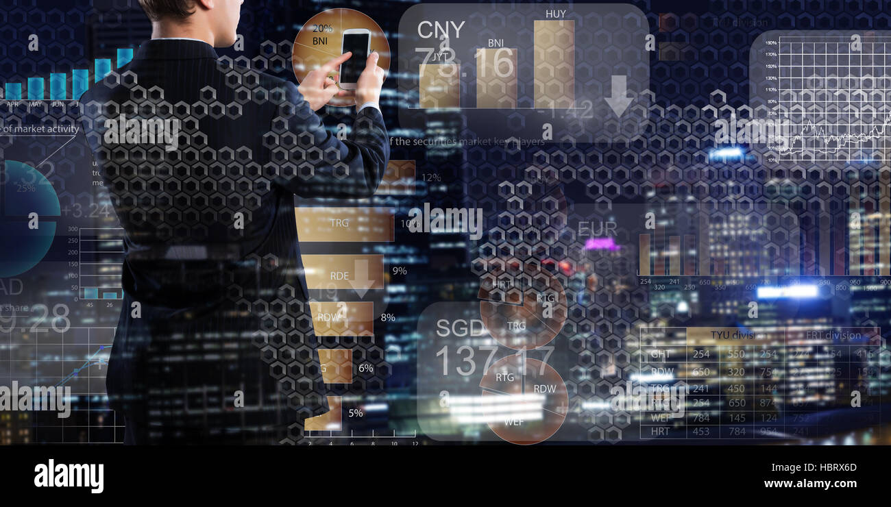 Mobile application in use Stock Photo - Alamy