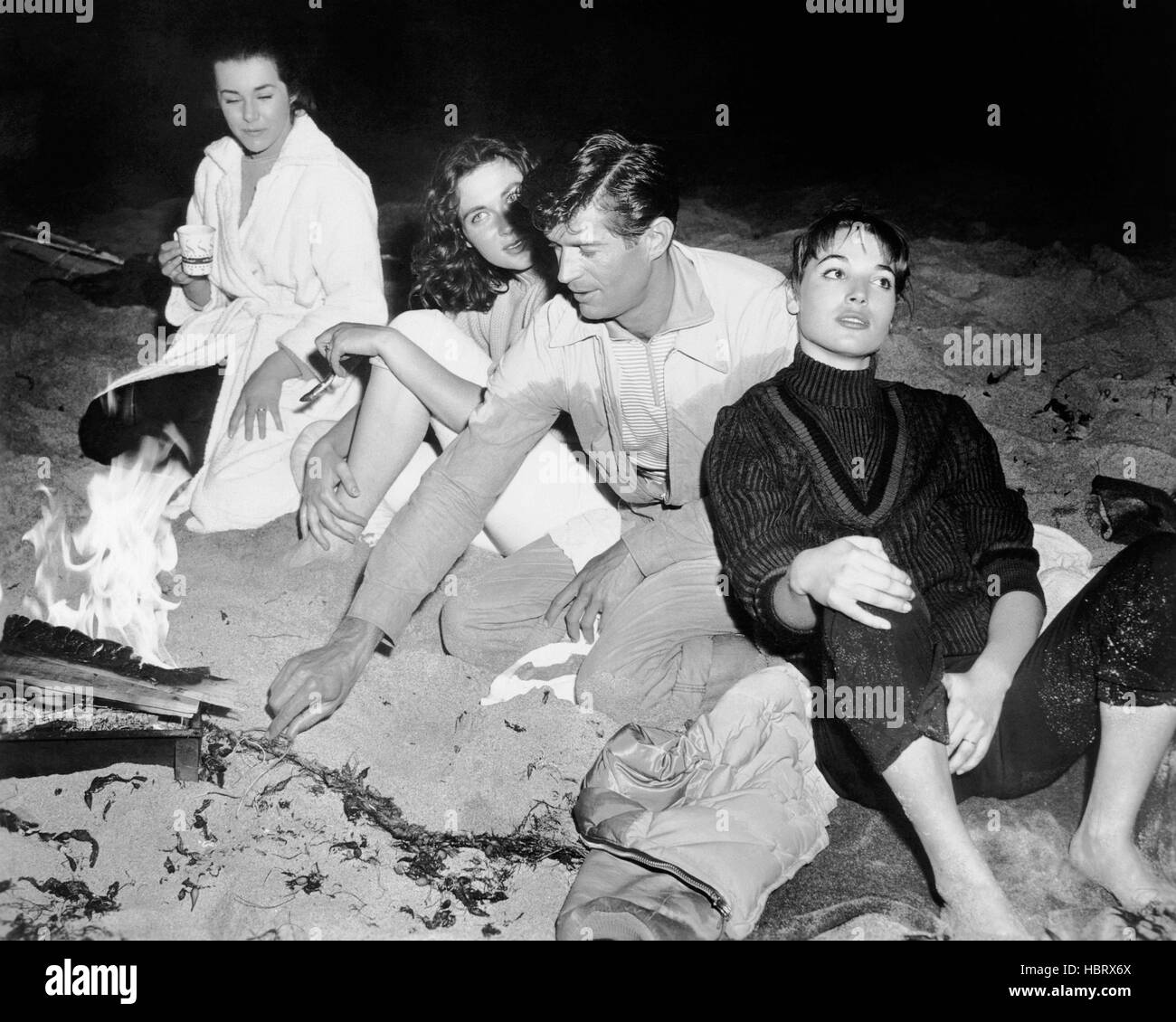 FOUR GIRLS IN TOWN, from left, Marianne Cook, Gia Scala, George Nader ...