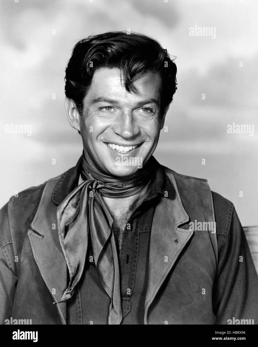 FOUR GUNS TO THE BORDER, George Nader, 1954 Stock Photo - Alamy