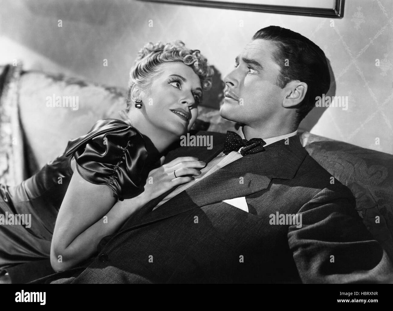 FOOTSTEPS IN THE DARK, Lee Patrick, Errol Flynn, 1941 Stock Photo - Alamy
