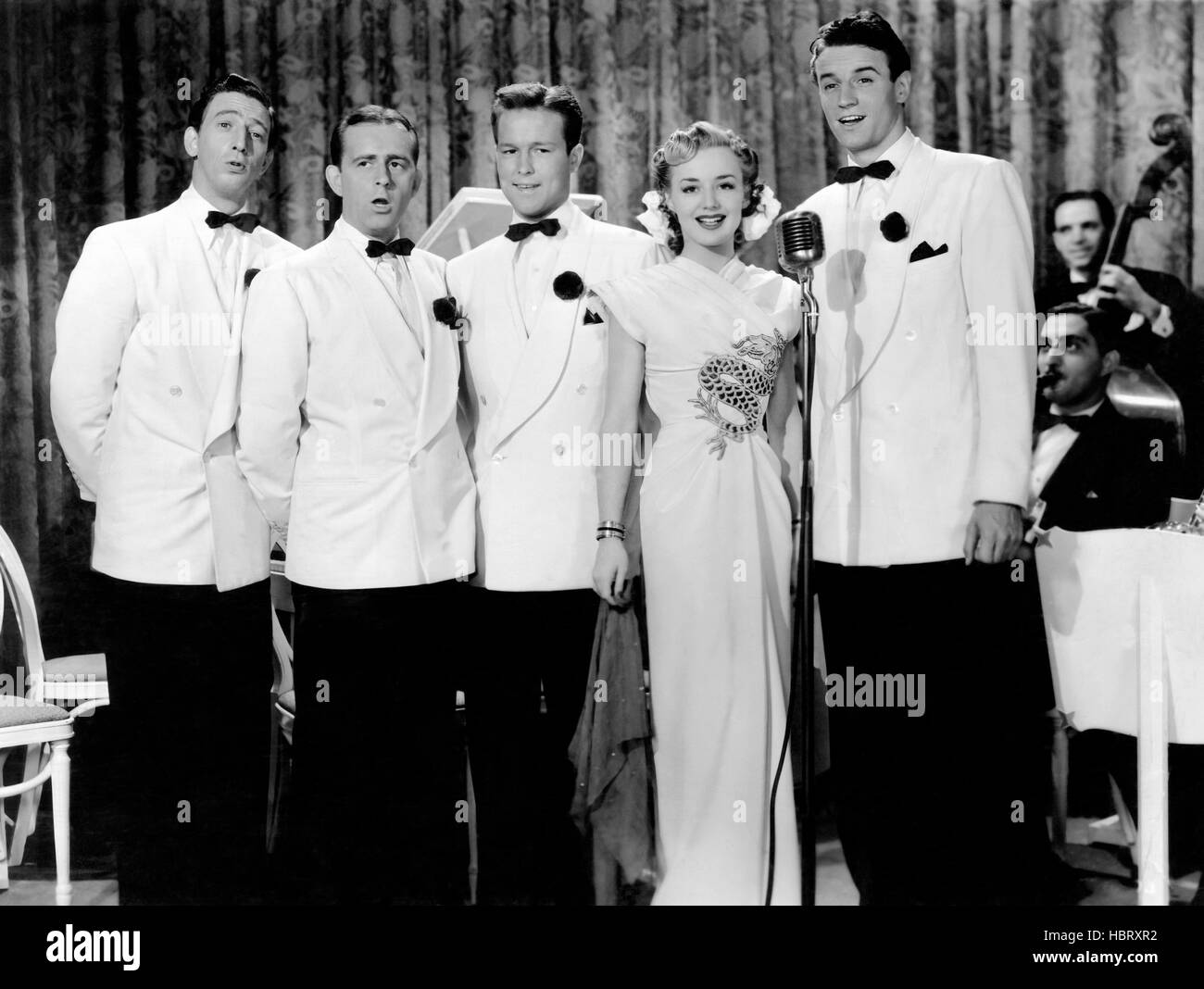 FOUR JACKS AND A JILL, from left, Ray Bolger, Eddie Foy, Jr., William ...