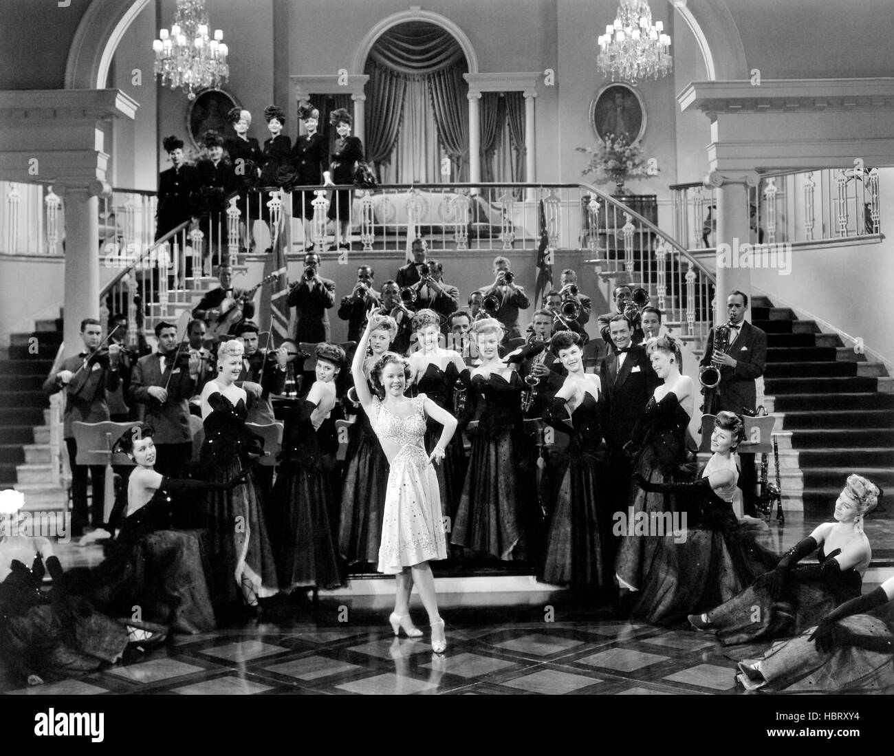 FOUR JILLS IN A JEEP, Mitzi Mayfair, (center), 1944 Stock Photo - Alamy