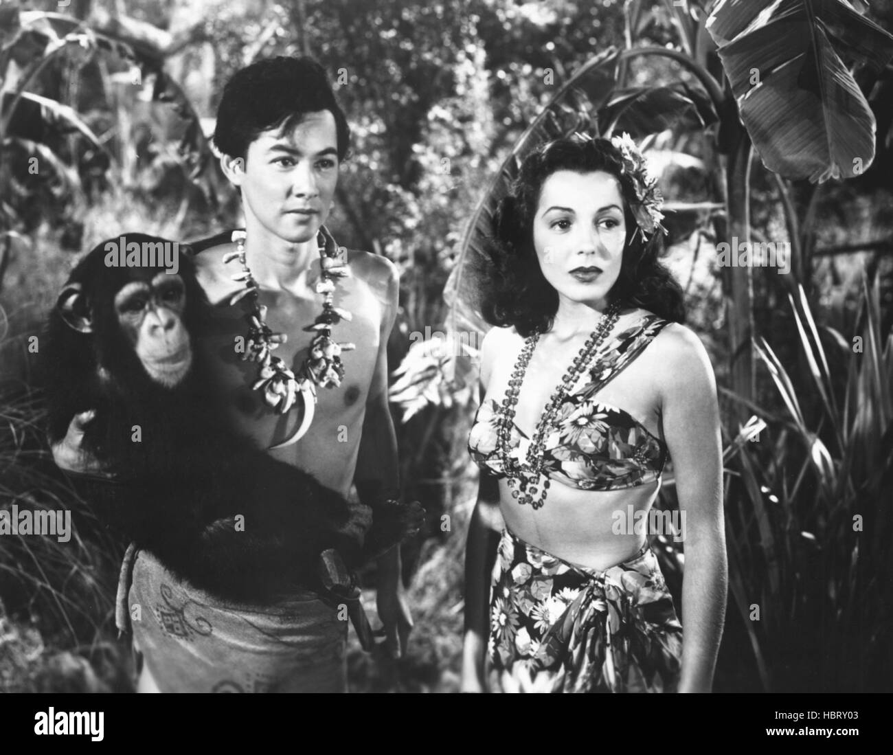FORBIDDEN JUNGLE, Robert Cabal, Alyce Louis, 1950 Stock Photo - Alamy