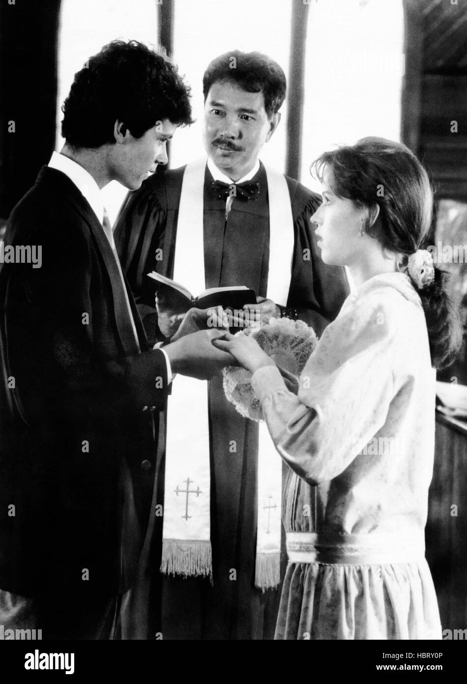 FOR KEEPS?, from left, Randall Batinkoff, Jack Ong, Molly Ringwald ...