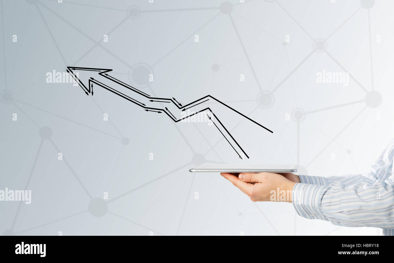 Growth and progress in business Stock Photo - Alamy