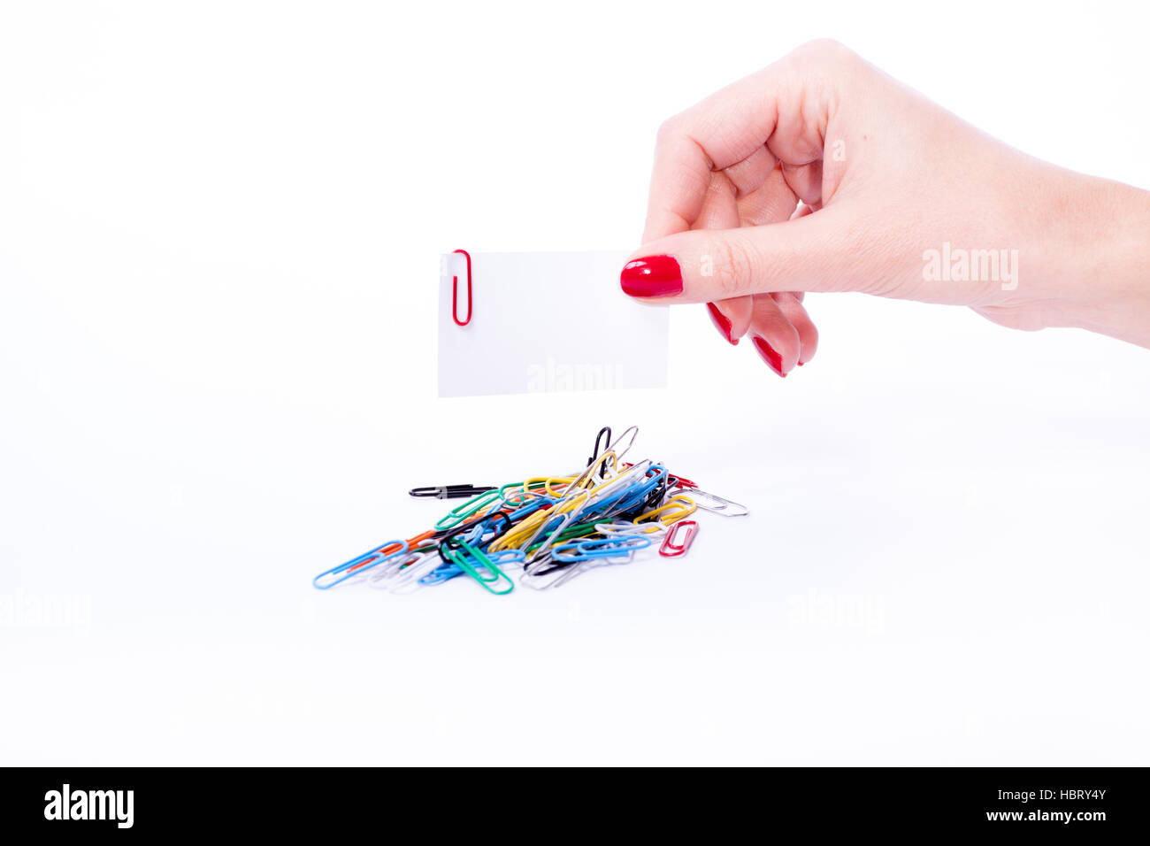 Woman holding holder paper hi-res stock photography and images - Alamy