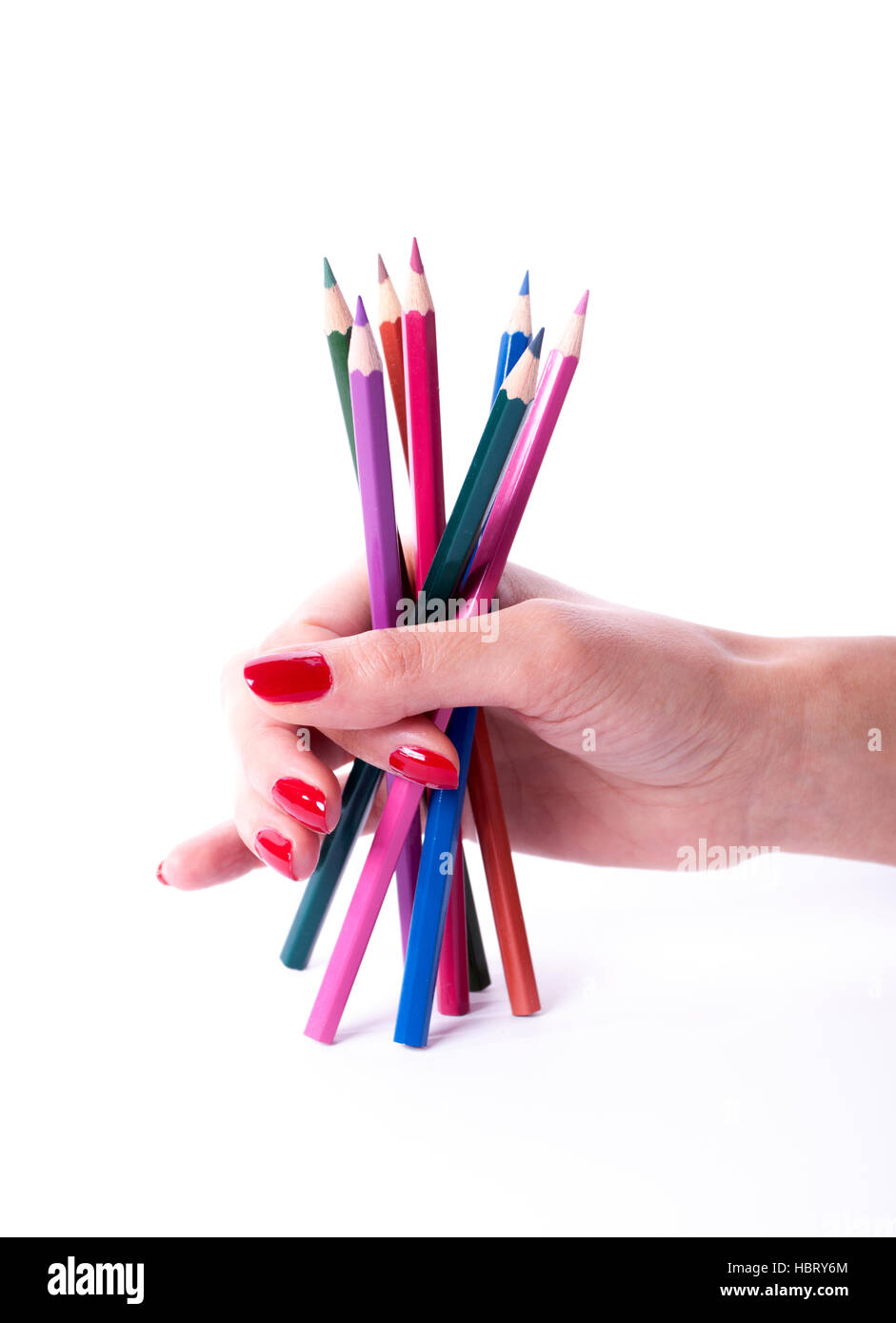 Holding pencils hi-res stock photography and images - Alamy