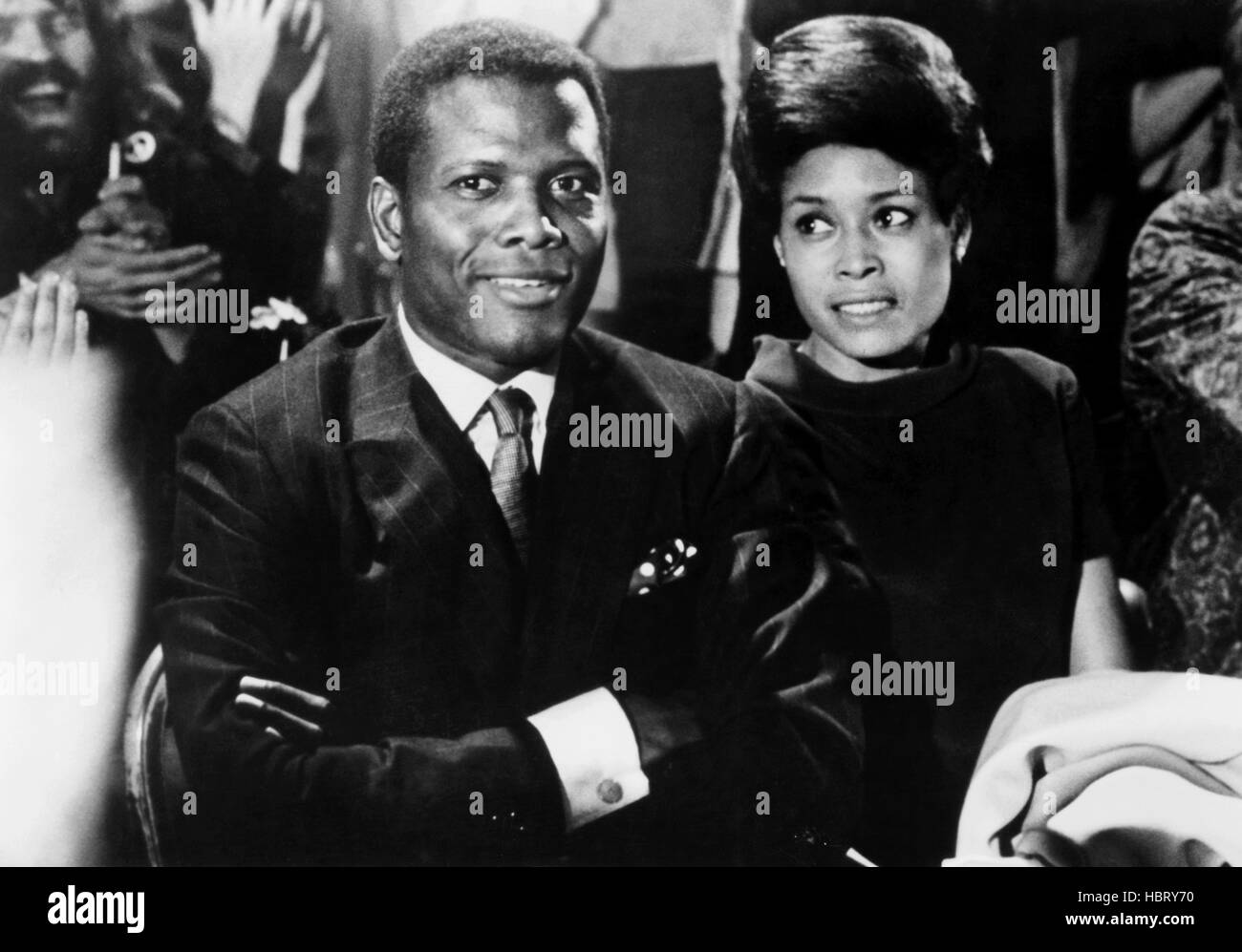 FOR LOVE OF IVY, from left, Sidney Poitier, Abbey Lincoln, 1968 Stock ...