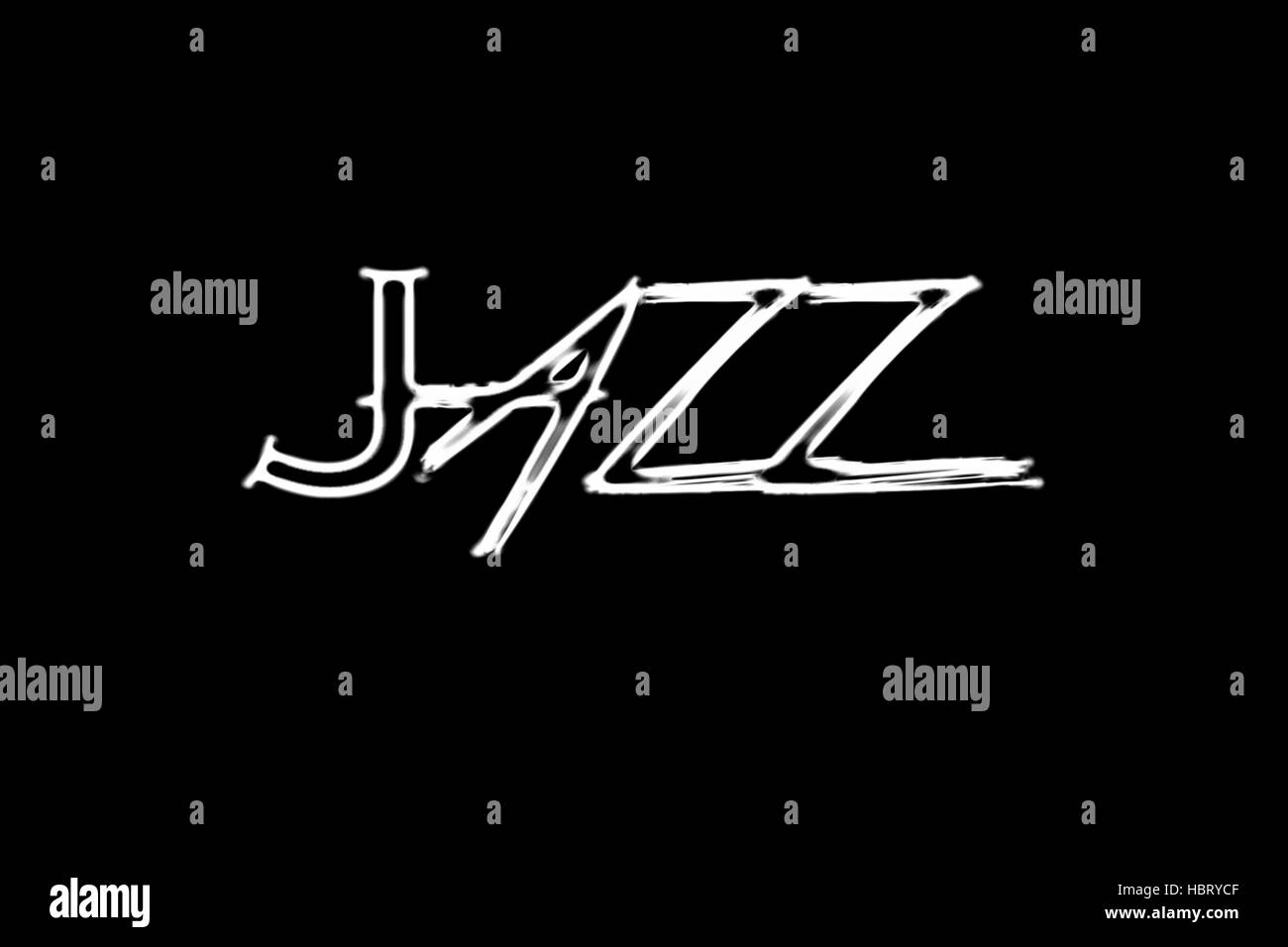 Jazz lettering hi-res stock photography and images - Alamy