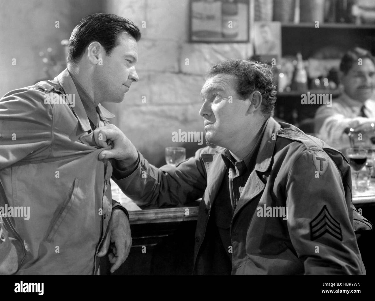 ORCE OF ARMS, from left, William Holden, Gene Evans, 1951 Stock Photo ...
