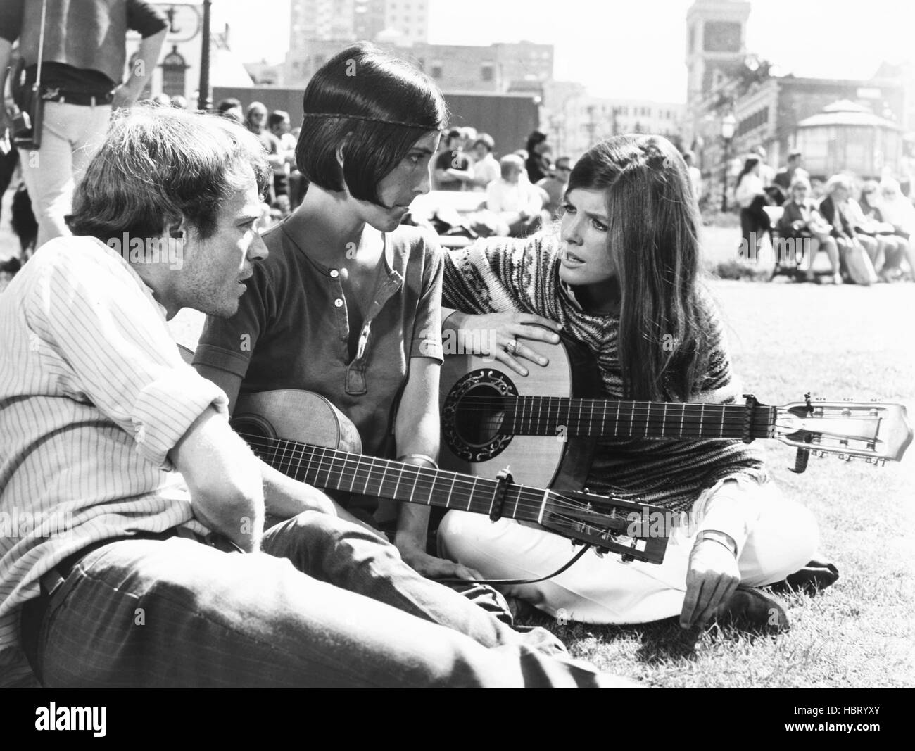 FOOLS, from left: Rod Arrants, Mimi Farina, Katharine Ross, 1970 Stock ...