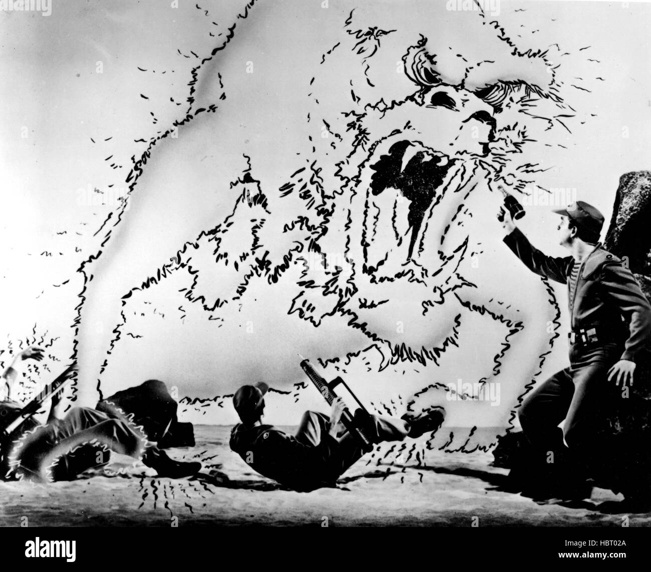 FORBIDDEN PLANET, Monster from the Id, Leslie Nielsen, 1956 Stock Photo ...