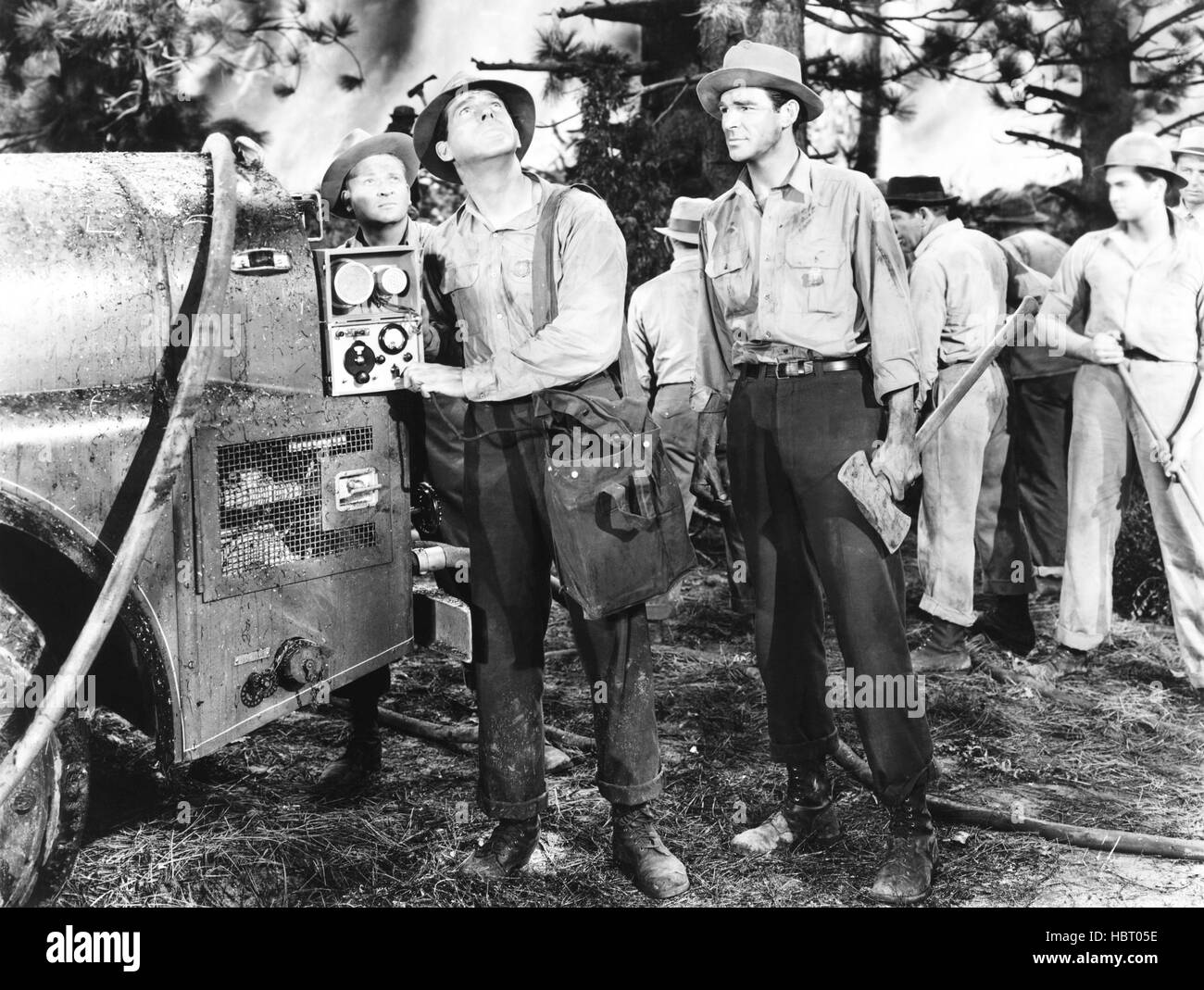 THE FOREST RANGERS, from left: Lynne Overman, Fred MacMurray, Rod ...