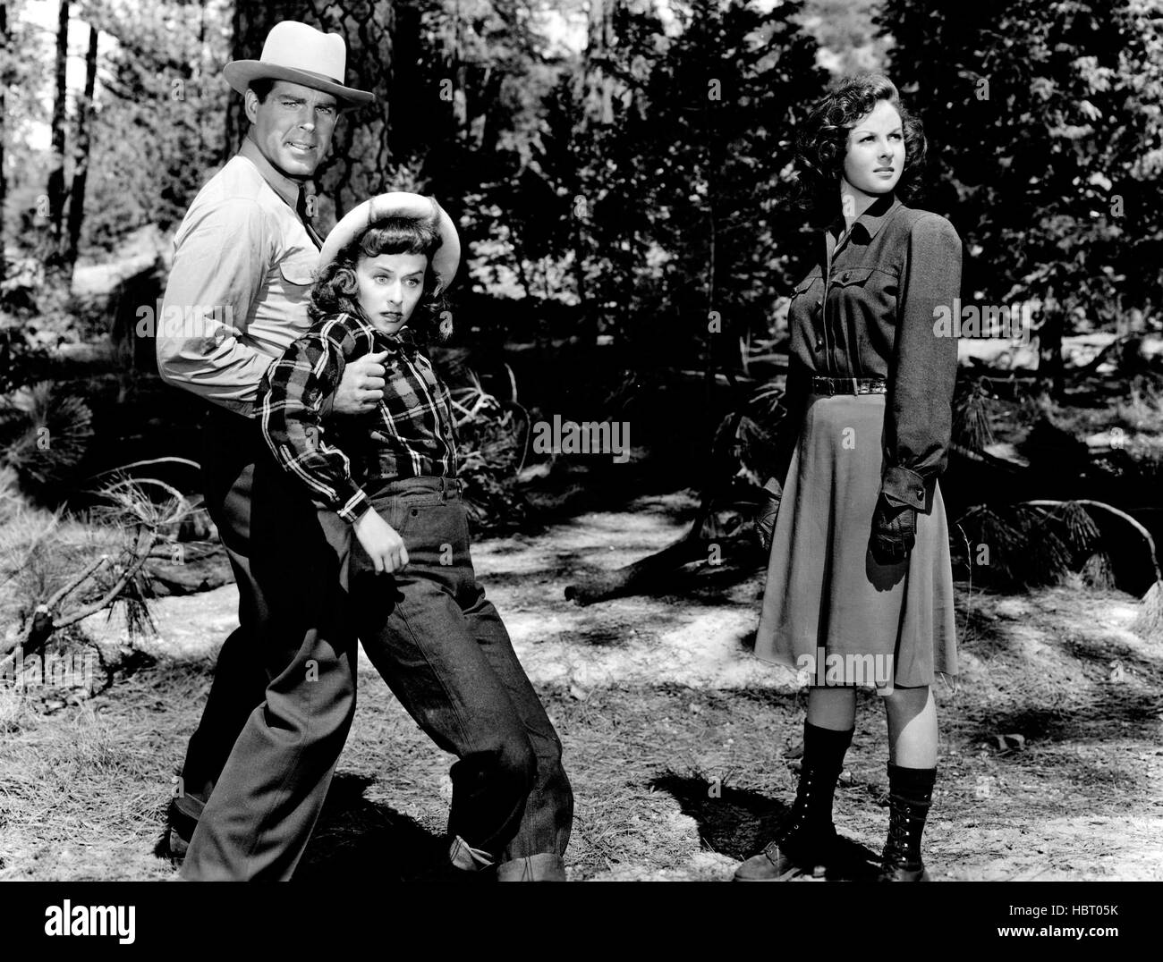 THE FOREST RANGERS, Fred MacMurray, Paulette Goddard, Susan Hayward ...