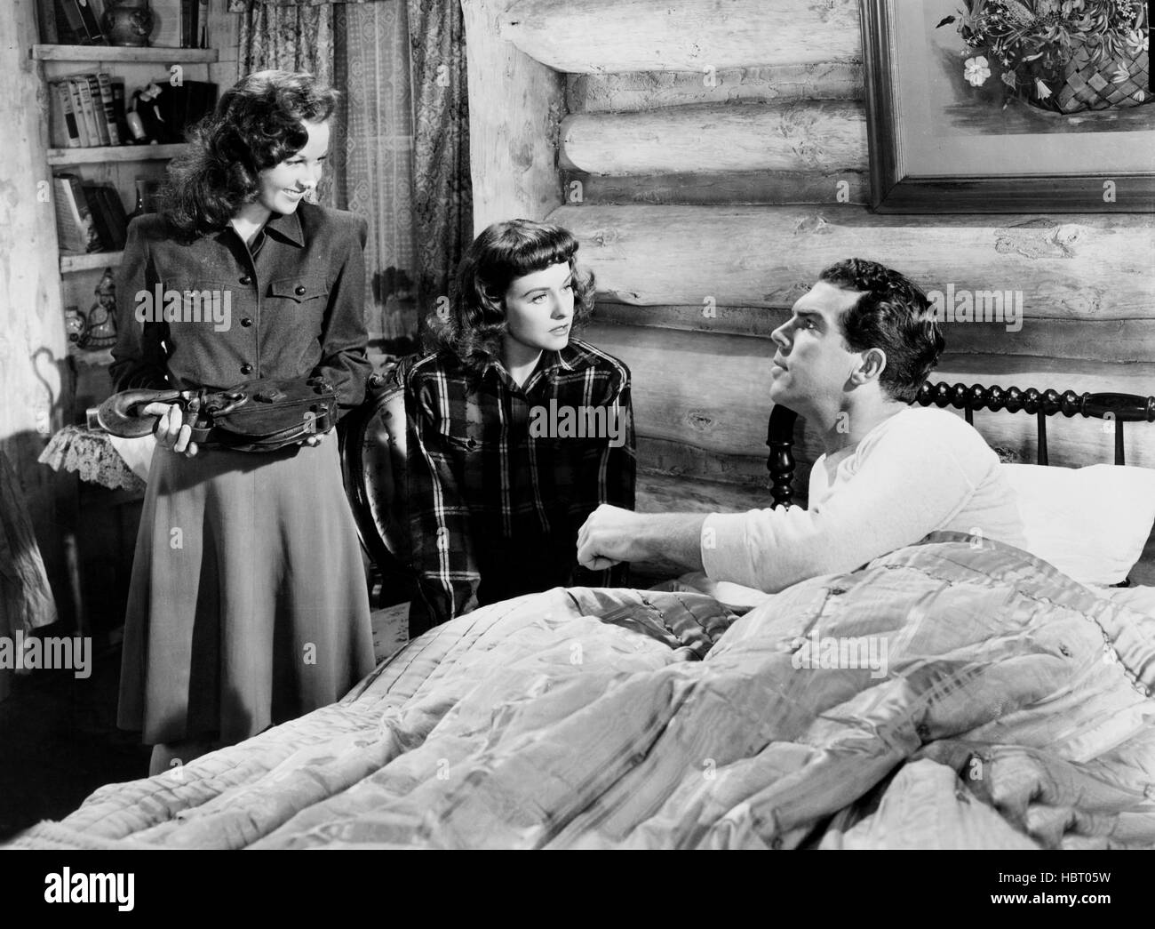 THE FOREST RANGERS, from left, Susan Hayward, Paulette Goddard, Fred ...