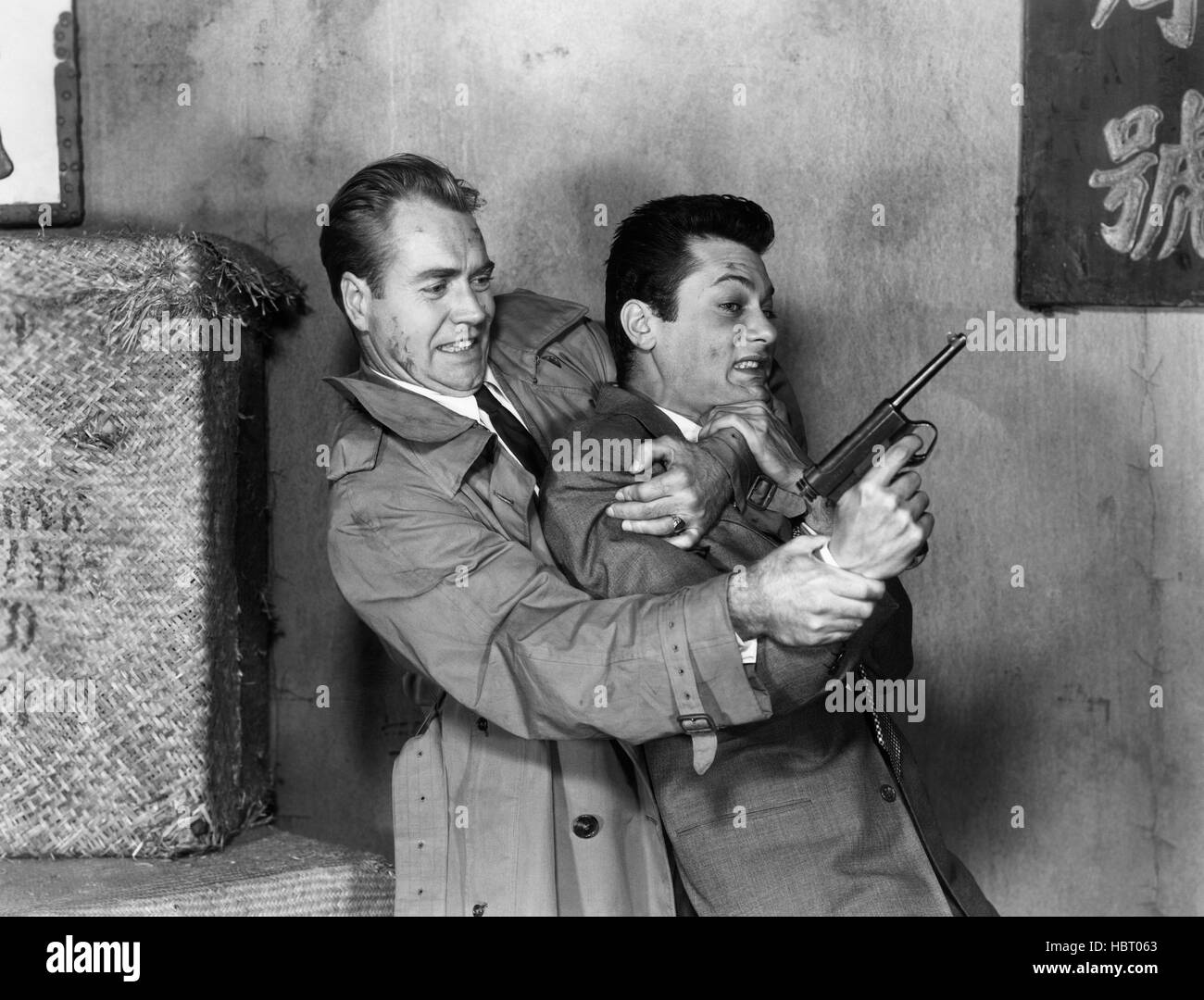 FORBIDDEN, Lyle Bettger, Tony Curtis, 1953 Stock Photo - Alamy