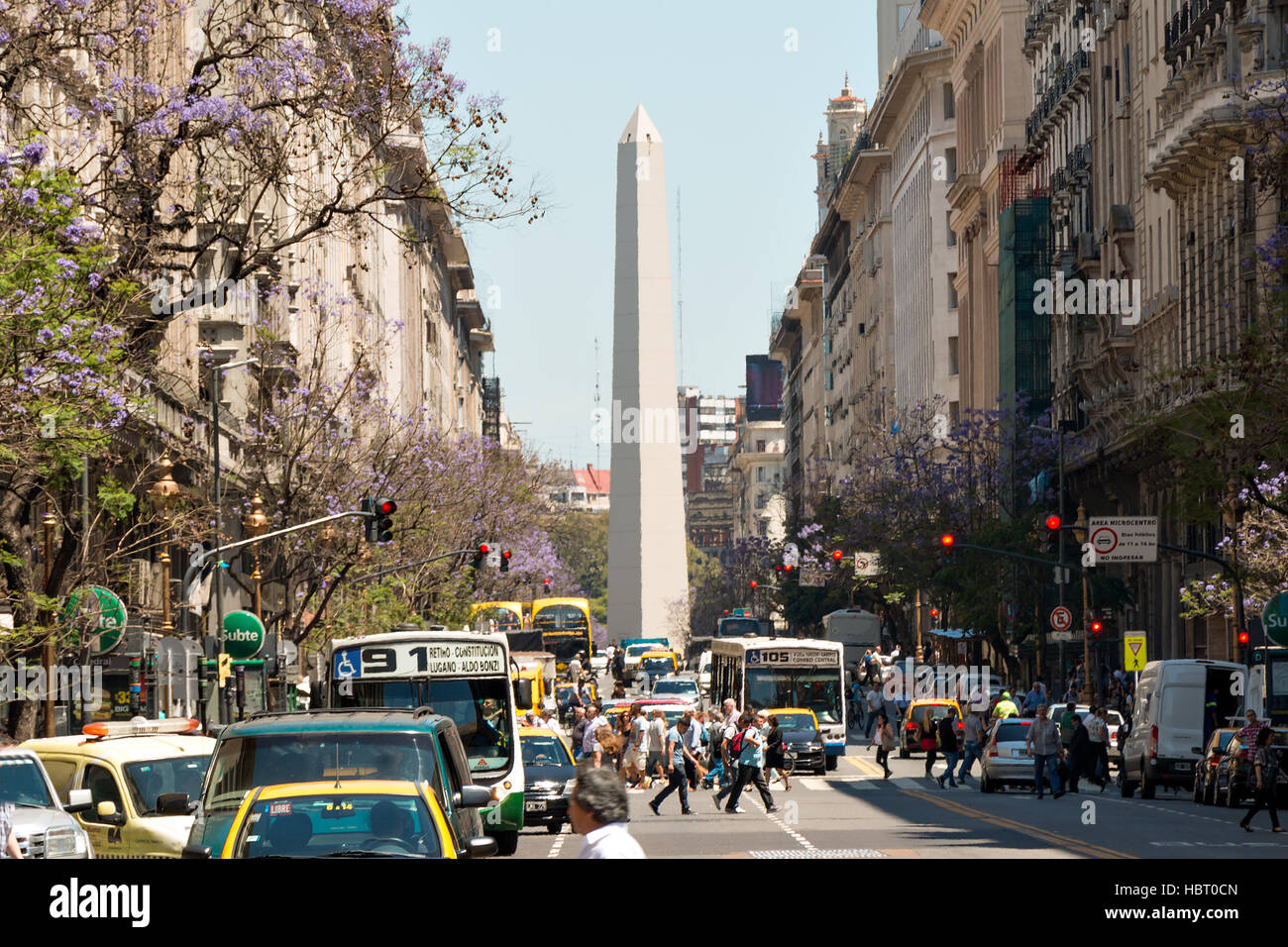 Obelisco (Obelisk), Buenos Aires Argentina Stock Photo - Alamy