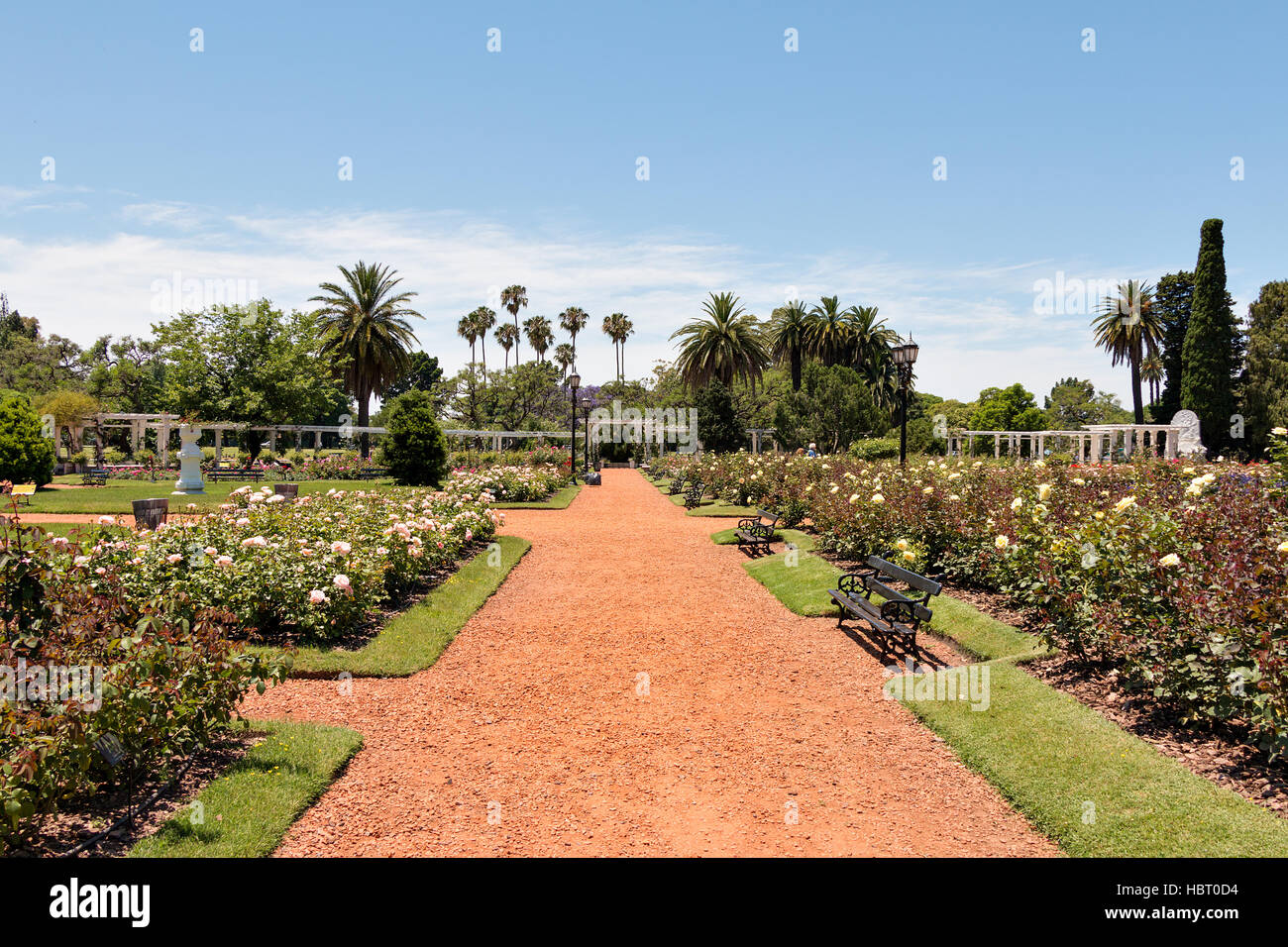 Rose Park (Rosedal), Buenos Aires Argentina Stock Photo - Alamy