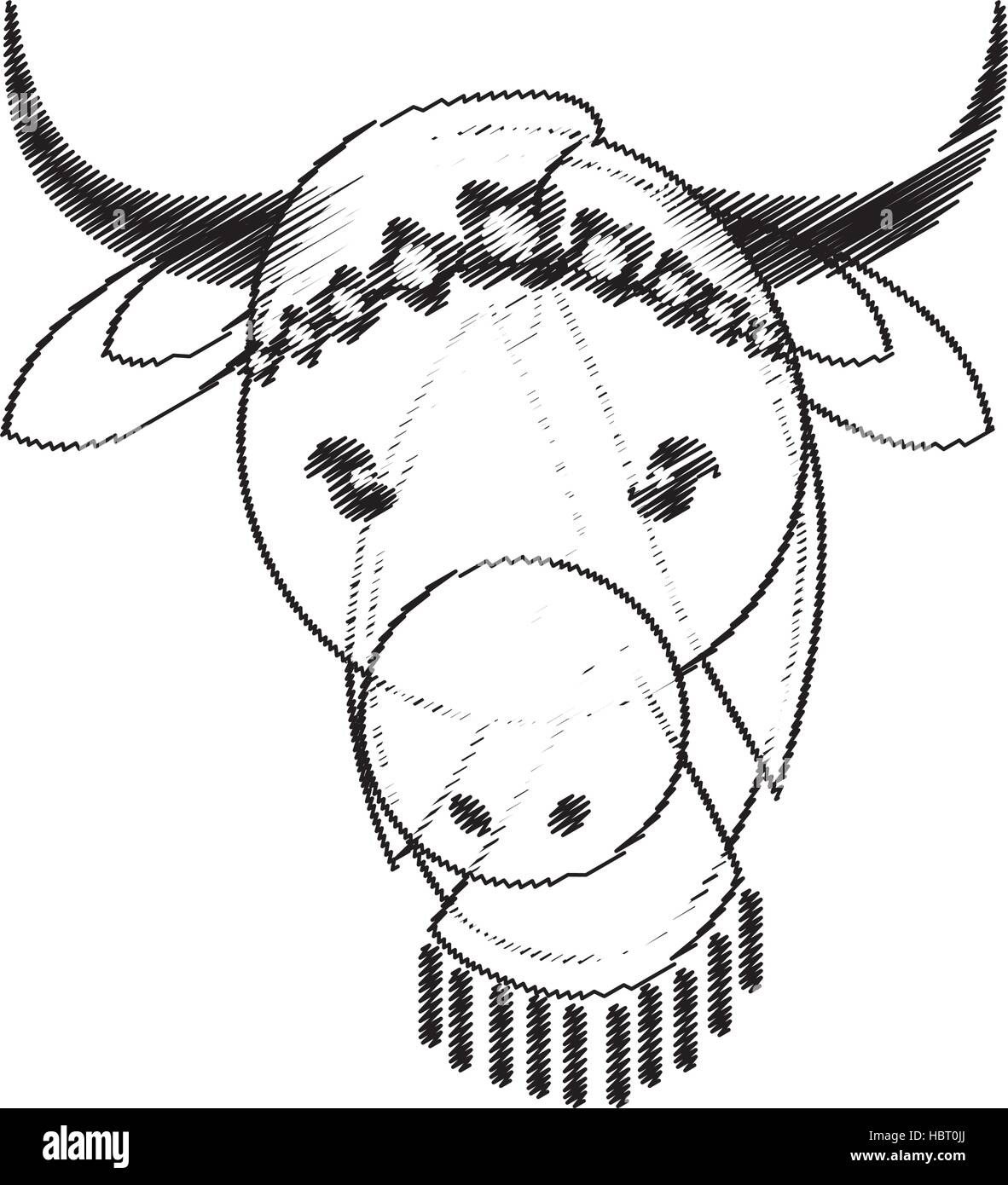 Sacred decorated cow india hi-res stock photography and images - Alamy