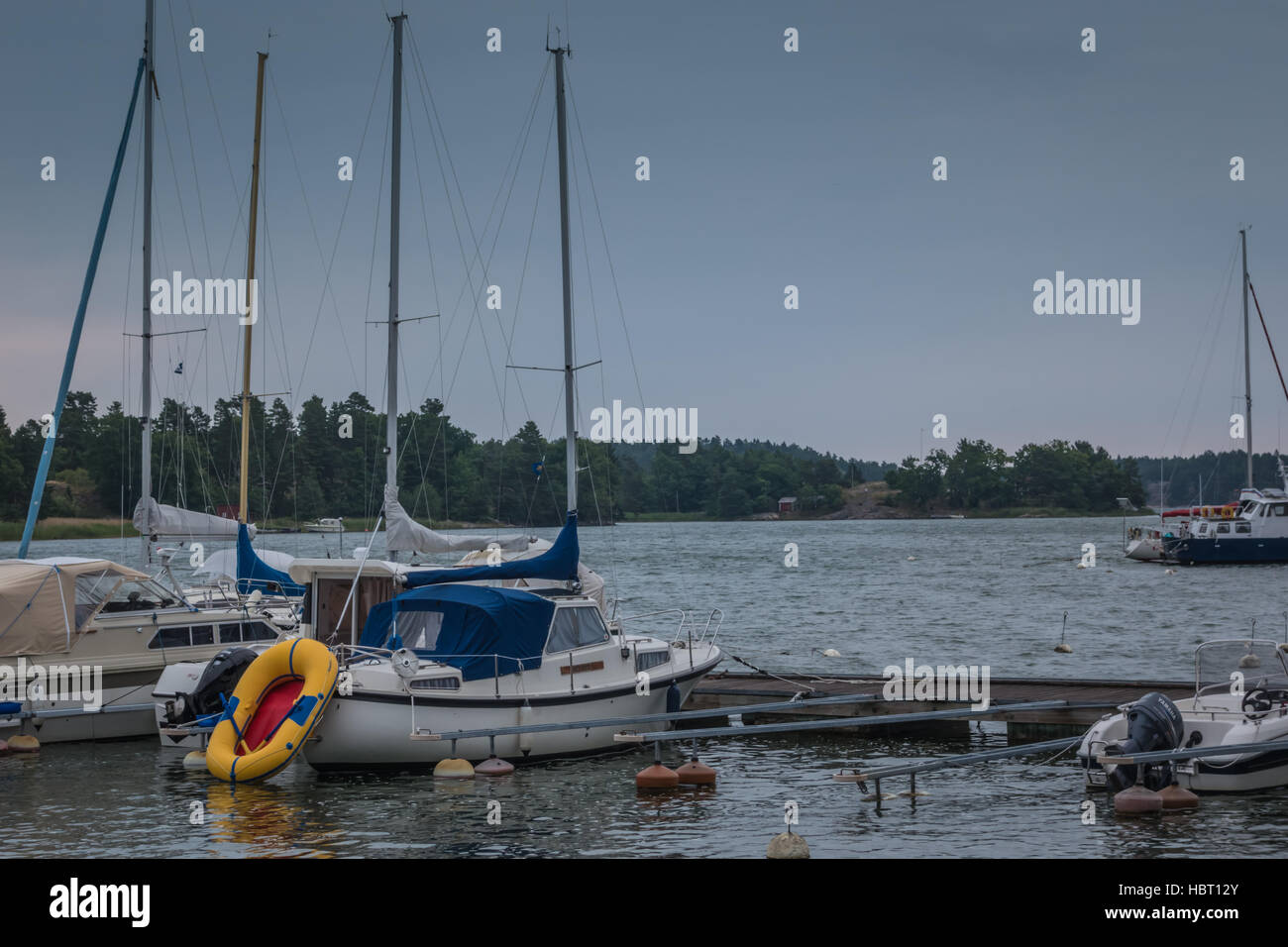Sweden and boats - perfect holidays Stock Photo - Alamy