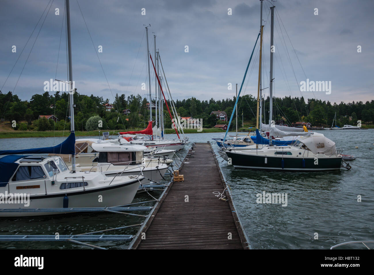 Sweden and boats - perfect holidays Stock Photo - Alamy
