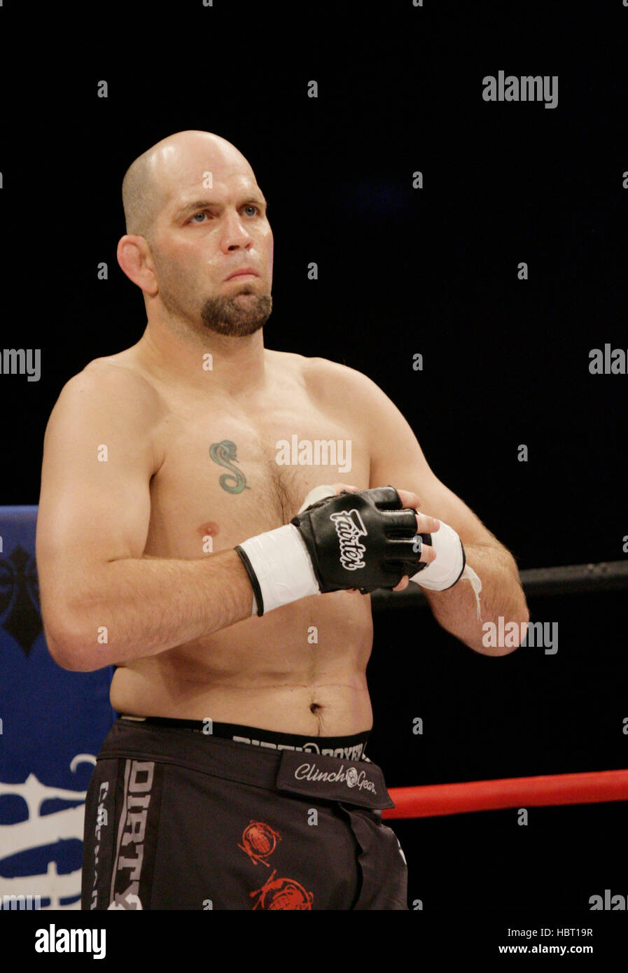 Matt Lindland before his fight with Fabio Nascimento at Affliction's ...