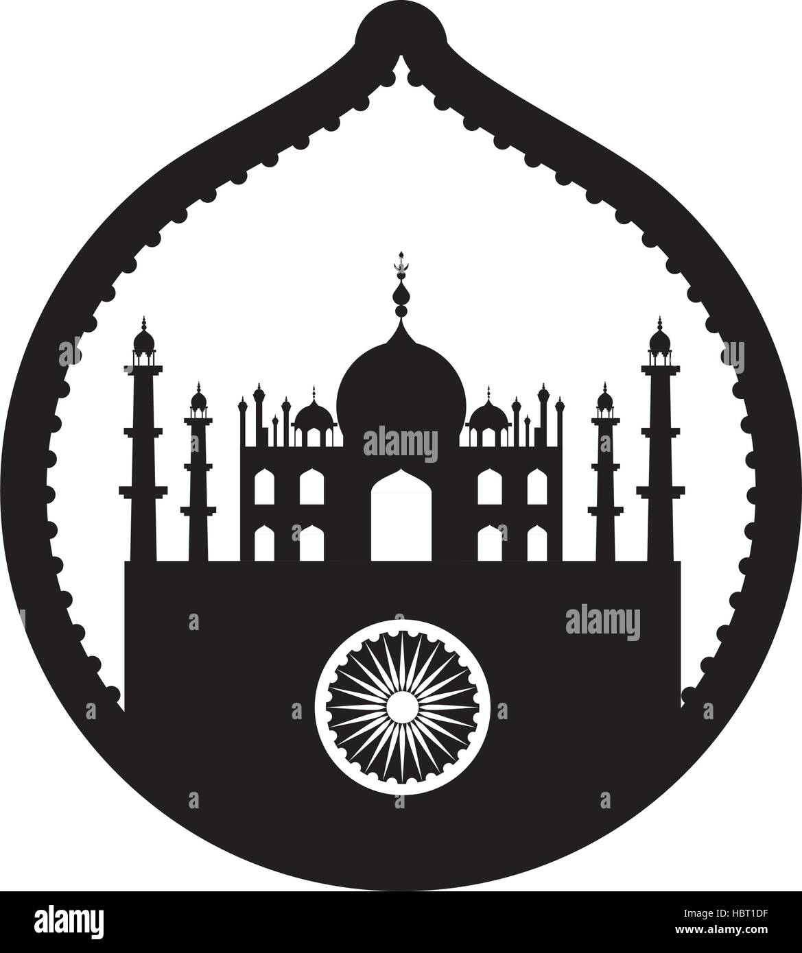 taj mahal palace india design Stock Vector Image & Art - Alamy