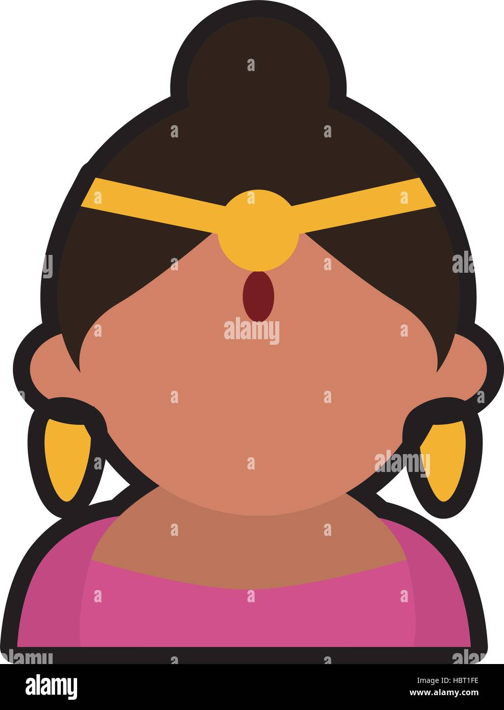 Beautiful woman muslim avatar hi-res stock photography and images - Alamy