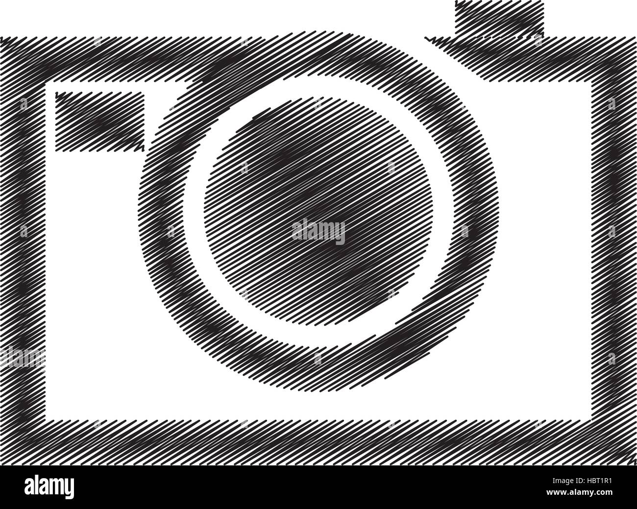 hand draw black photograpic camera Stock Vector Image & Art - Alamy