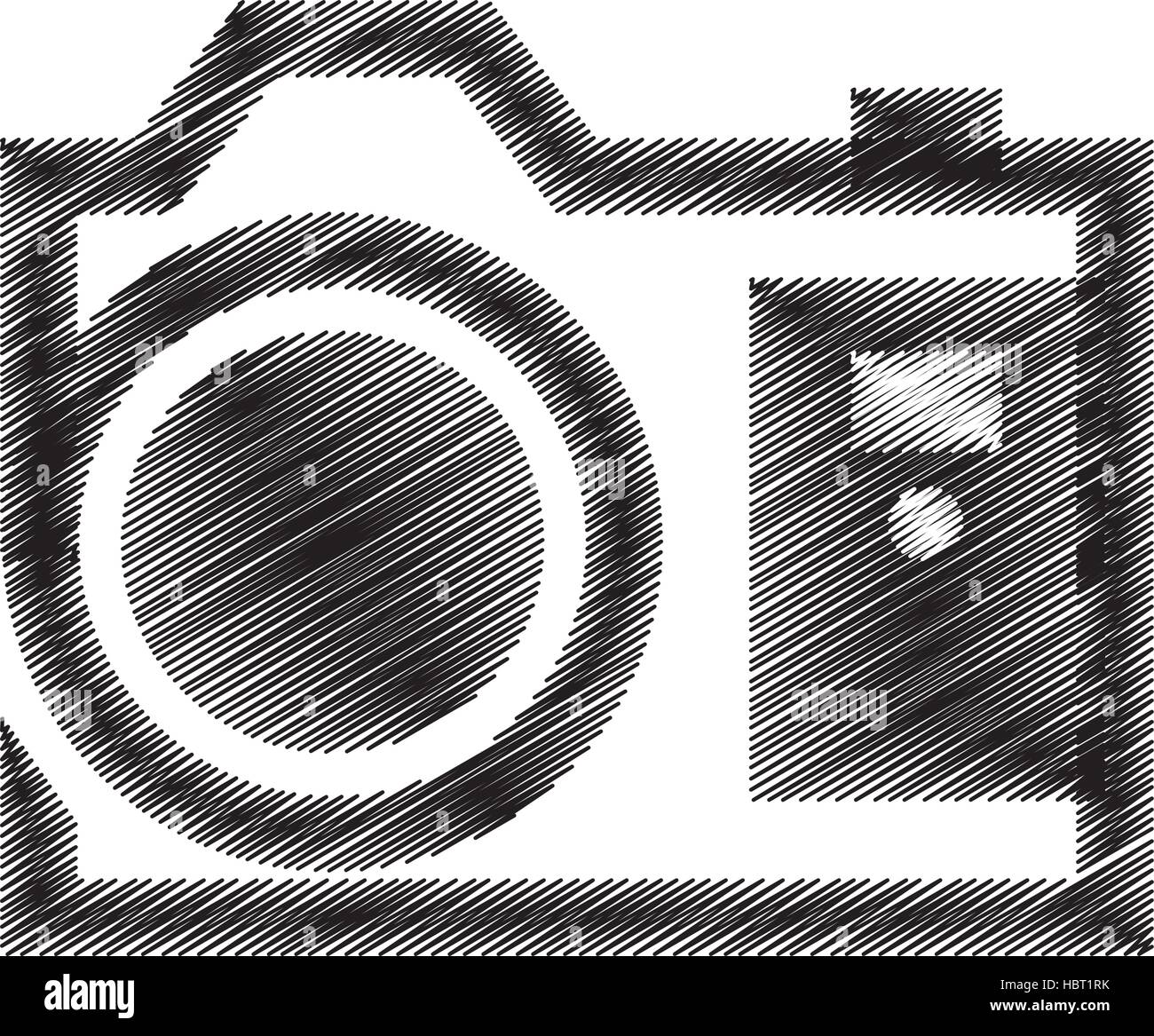hand draw black photograpic camera Stock Vector Image & Art - Alamy